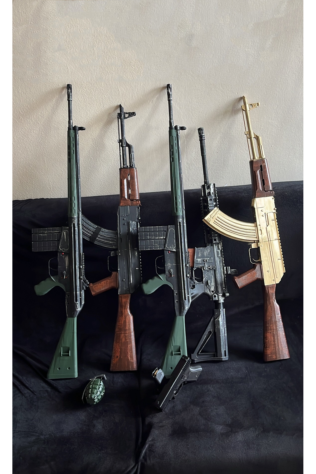 Home 3d gerçekçi cosplay silahı, oyuncak silah, oyuncu aksesuarları ...