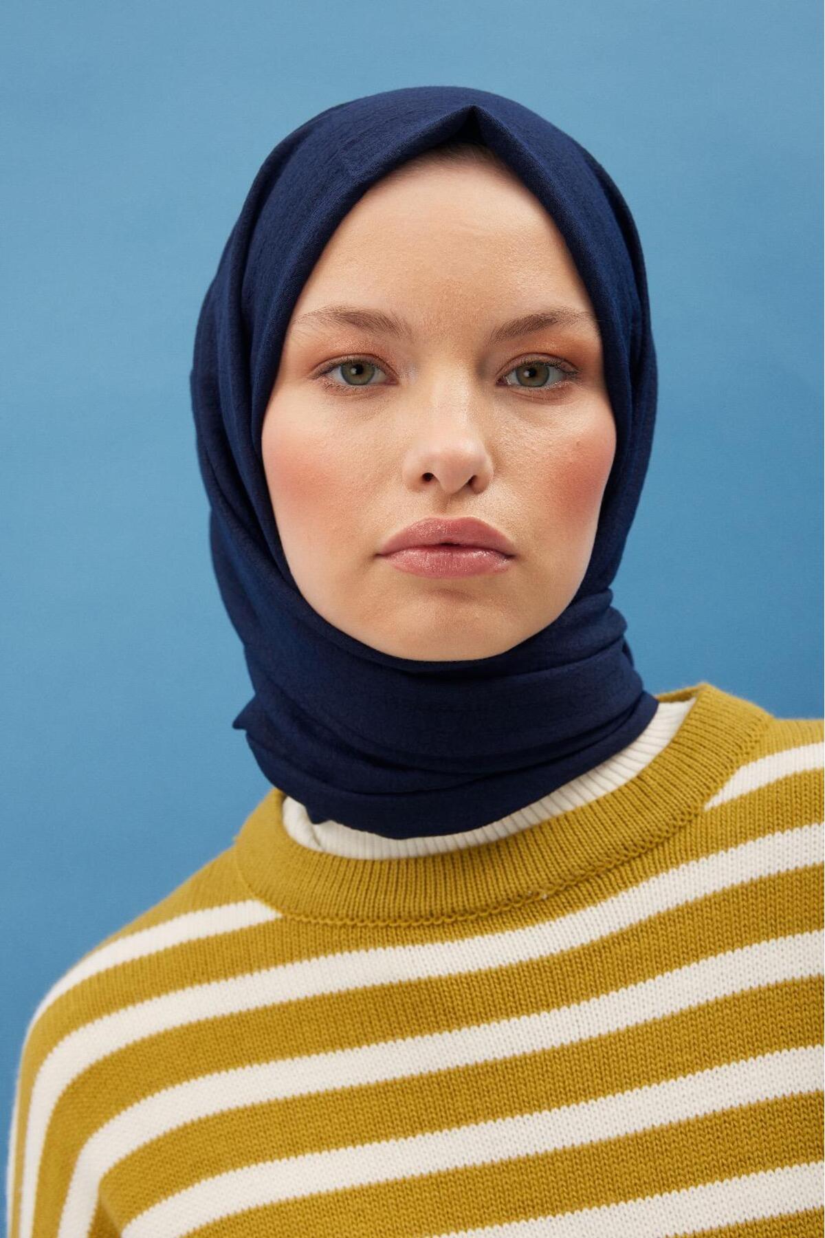 Ahel Tasarım Care Cotton Şal - Lacivert Fiyatı, Yorumları - Trendyol