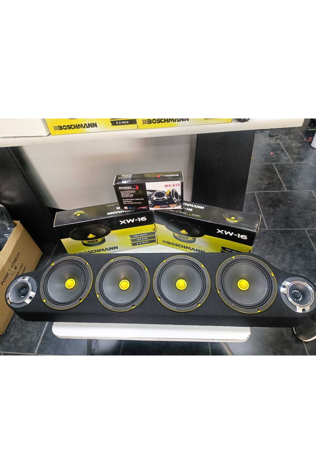 bosman 16 cm her araca uyumlu üniversal pantizot resimde ışıklı cıhazlı ...