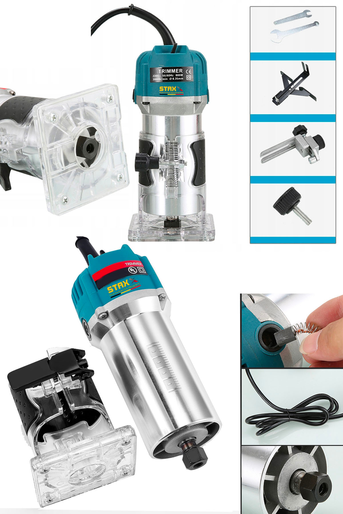 Genel Markalar Bakır Sargılı 3500 Watt Titanyum Motor Mini Freze ...