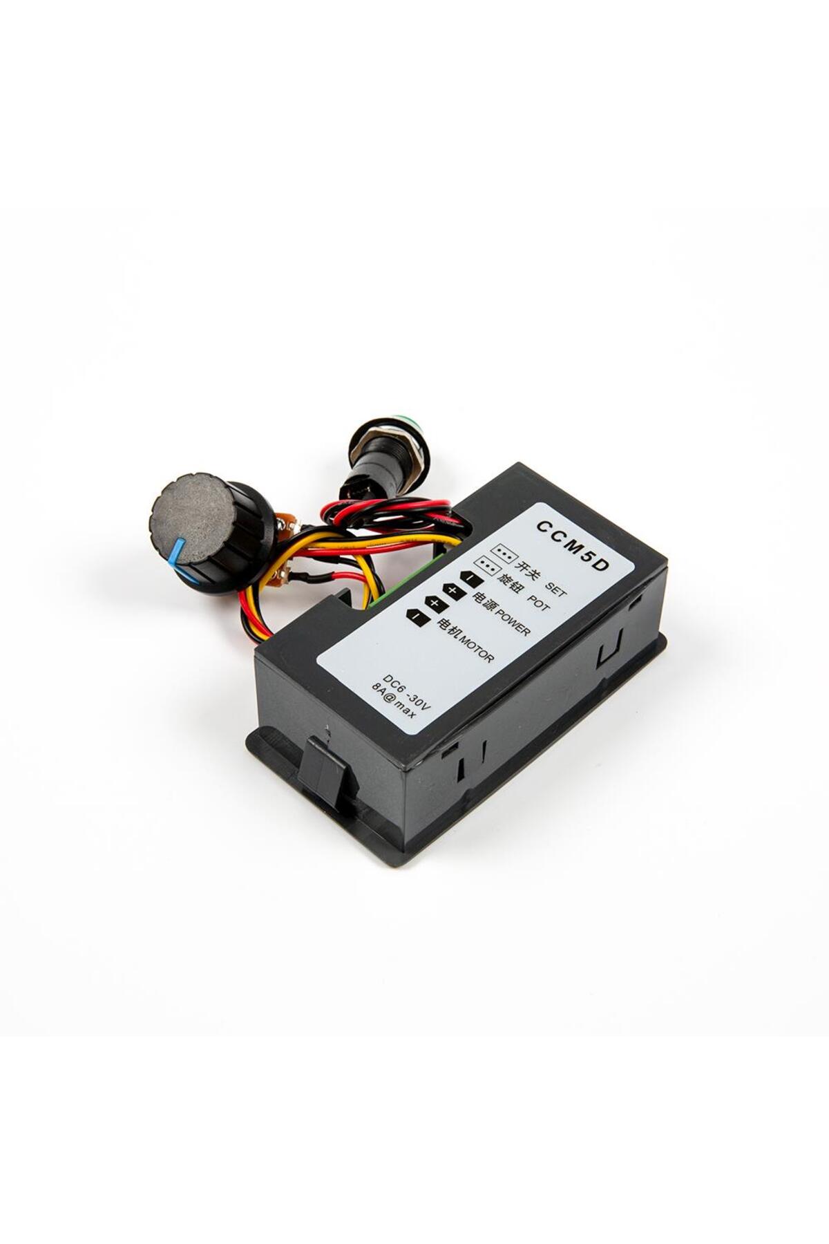TLS Robotik CCM5D Dijital LED Ekranlı 6V-12V-24V PWM DC Motor Hız ...