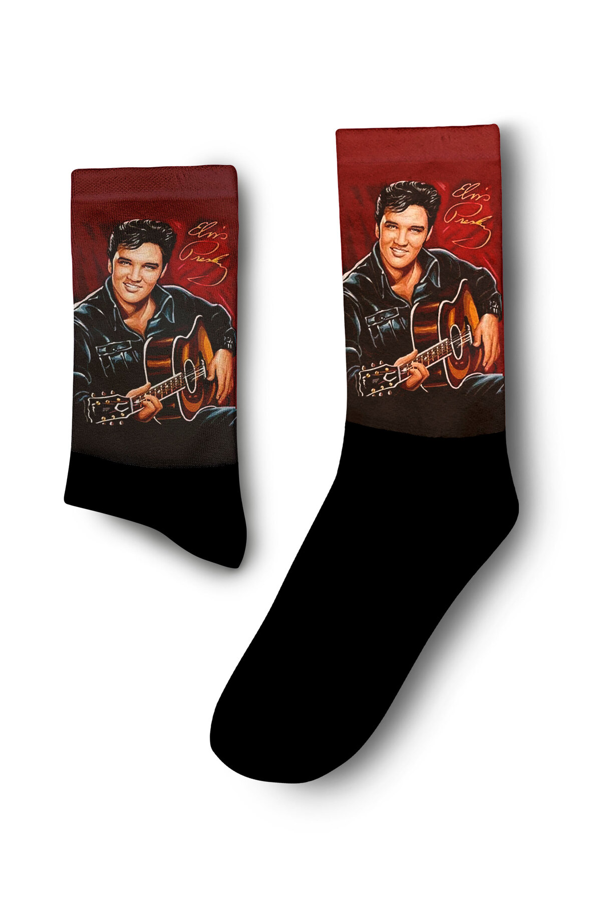 Apollo Socks Elvis Presley Rock'n Roll Ünlü Müzisyen The King Çorap ...