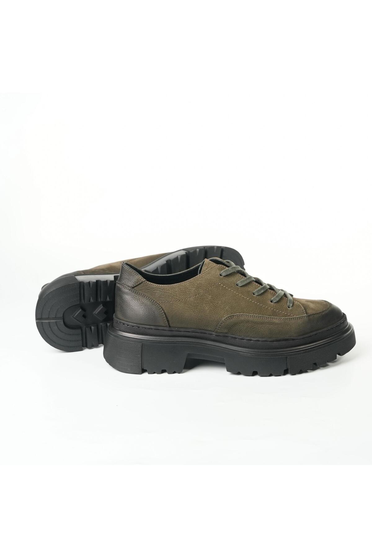 Tetri Juanito Model Hakiki Deri Erkek Haki Casual Ayakkabı Fiyatı ...
