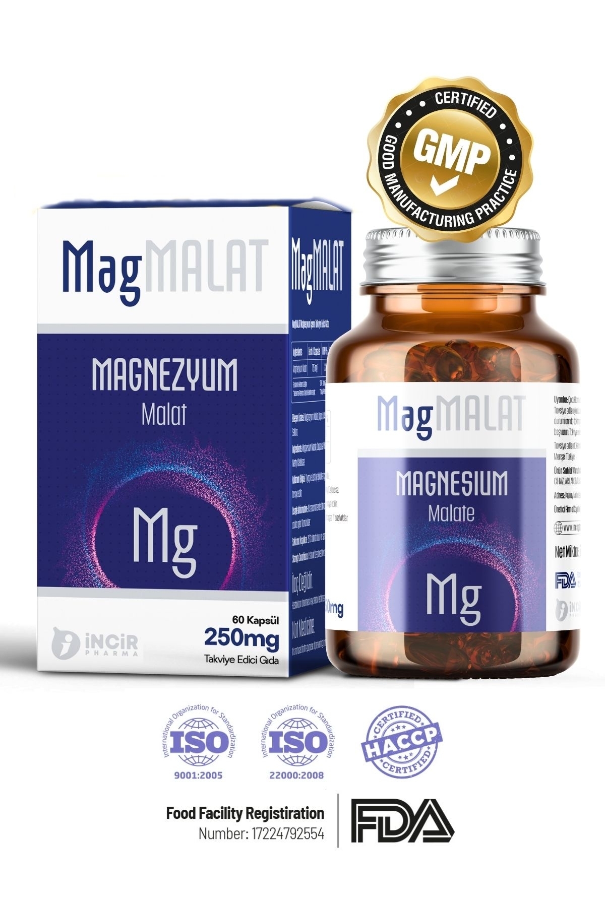 MagMALAT Magnezyum MALAT 250 Mg (60 KAPSÜL) Fiyatı, Yorumları - Trendyol