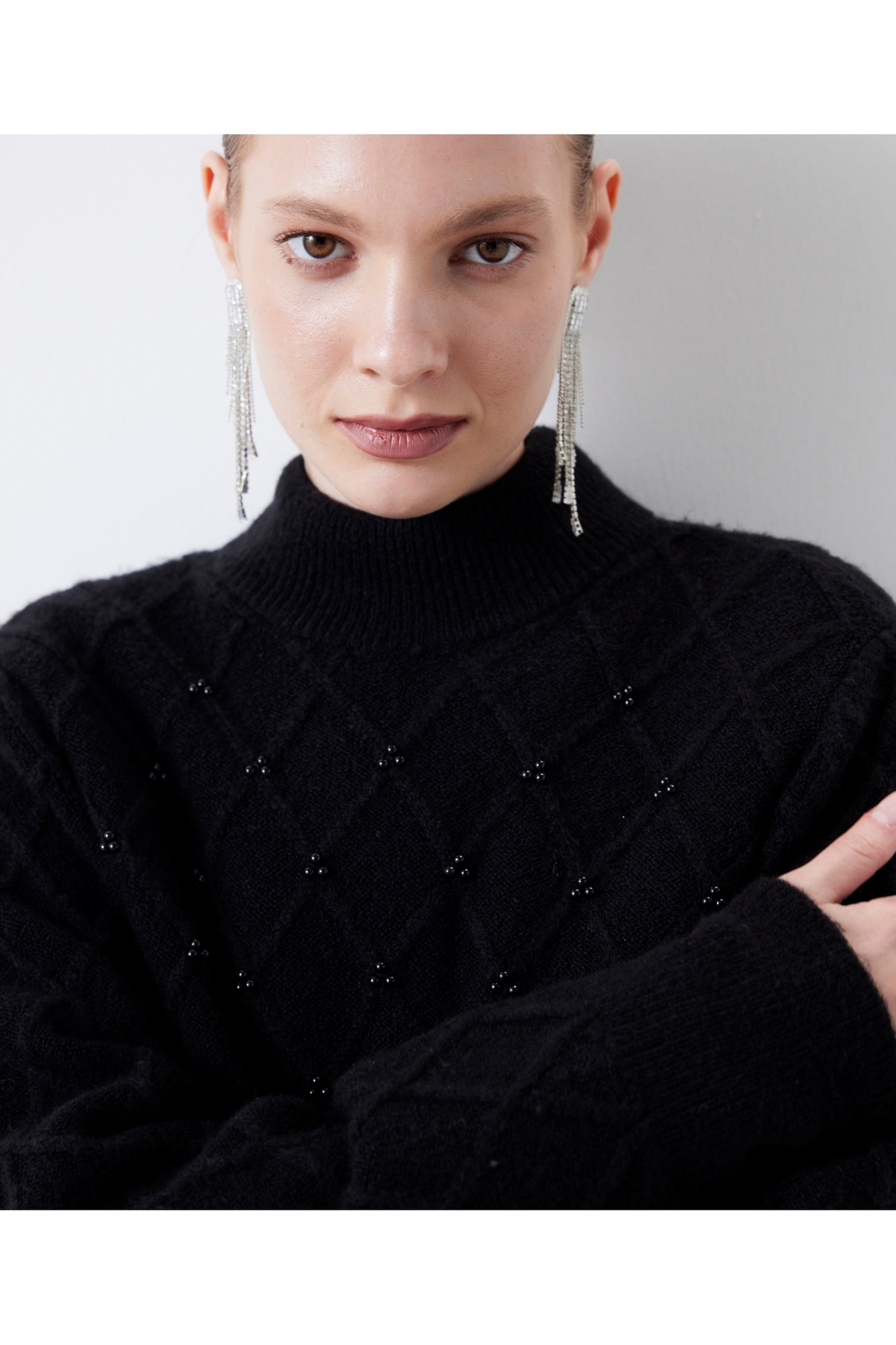 İpekyol Boncuk işlemeli kazak Fiyatı, Yorumları - Trendyol