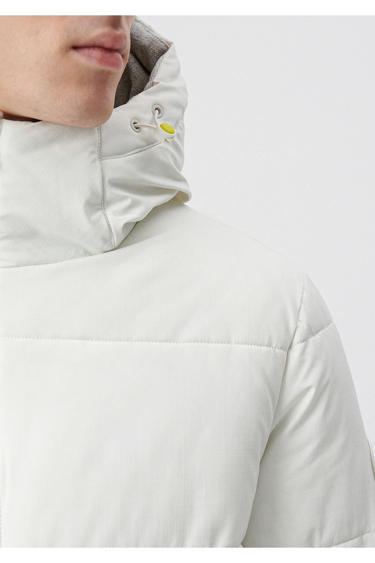 Mavi Kapüşonlu Beyaz Şişme Mont 0110211-71621 Fiyatı, Yorumları - Trendyol