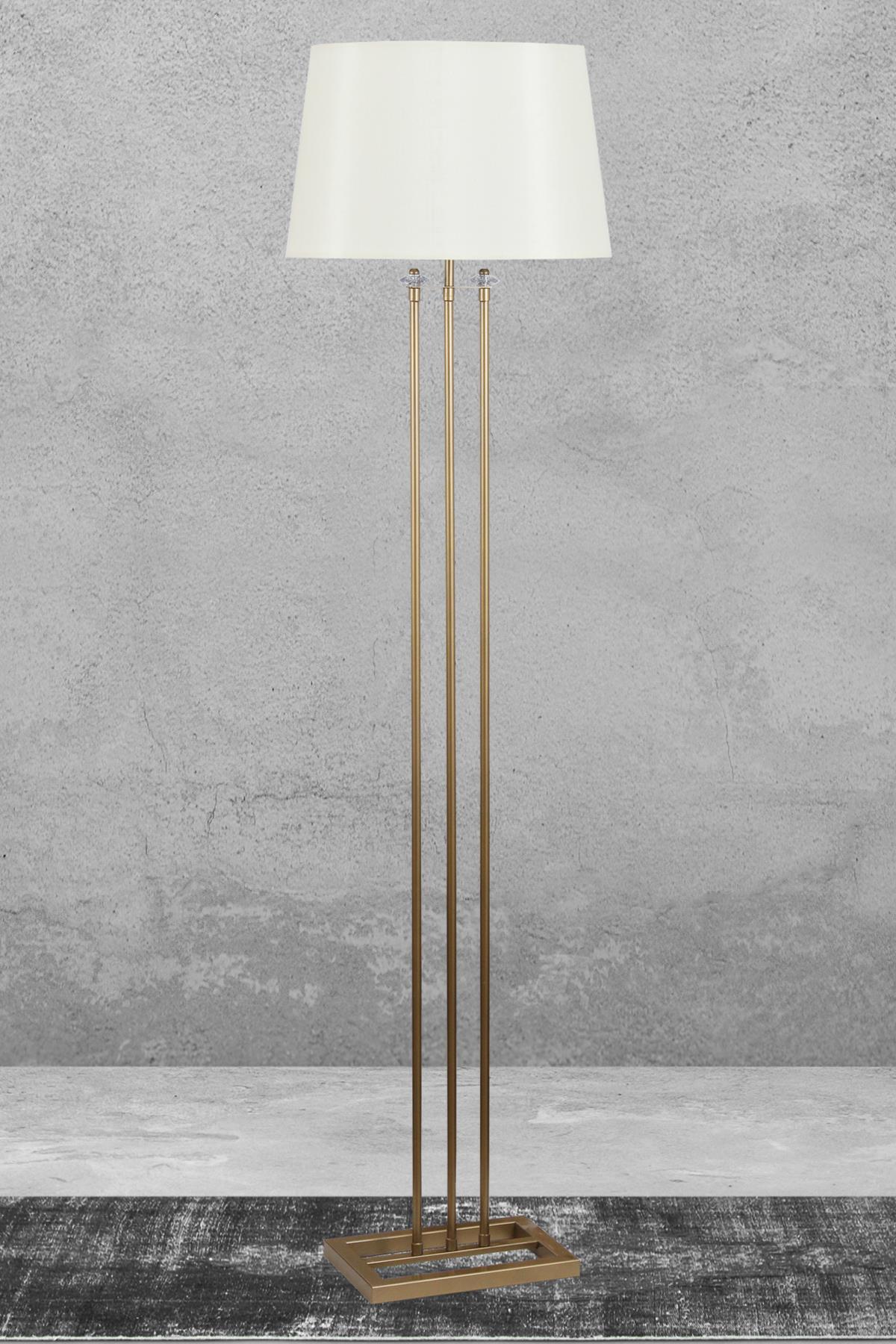 Taşcan Aydınlatma Lona Eskitme Lambader Krem Konik Şapka Modern , Yatak ...