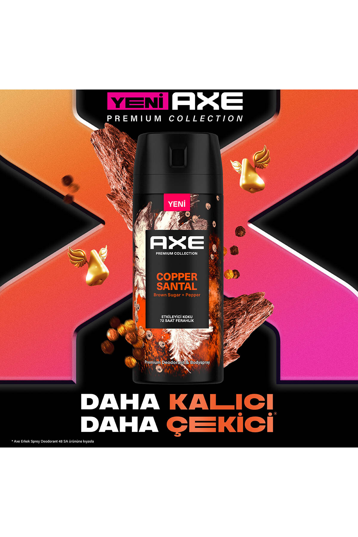 Axe Premium Collection Erkek Sprey Deodorant Copper Santal 72 Saat ...