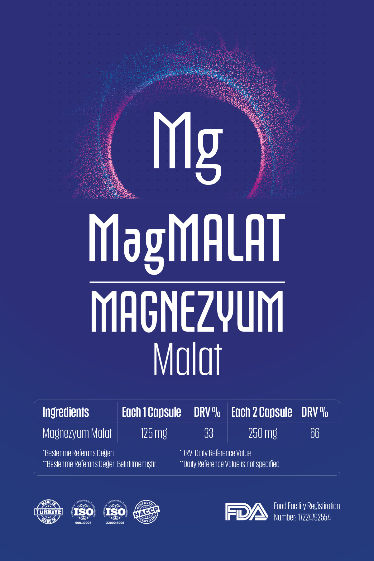 MagMALAT Magnezyum MALAT 250 Mg (60 KAPSÜL) Fiyatı, Yorumları - Trendyol