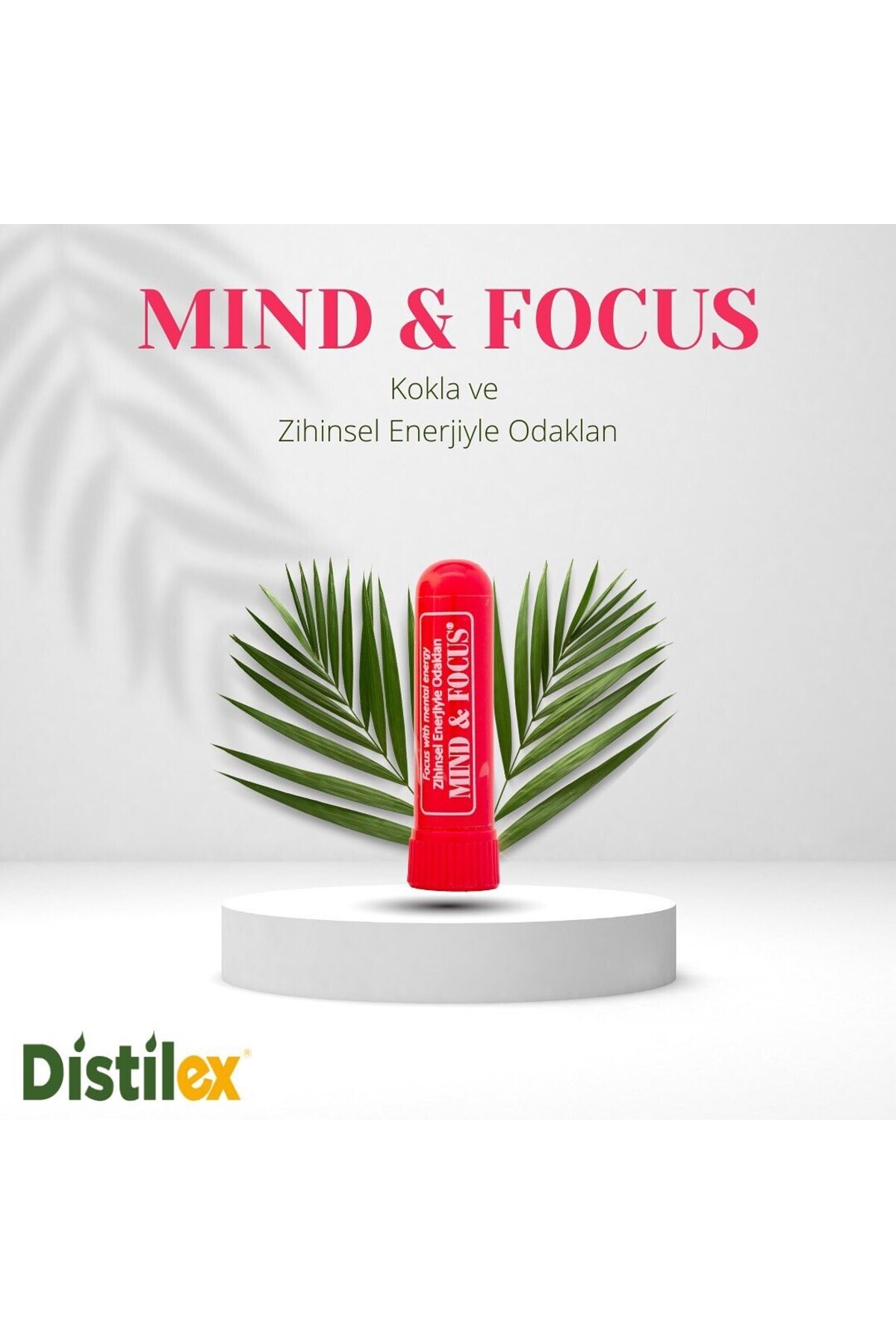 DİSTİLEX Mınd& Focus Inhaler Koklama Tüpü Aromaterapi - Fiyatı, Yorumları