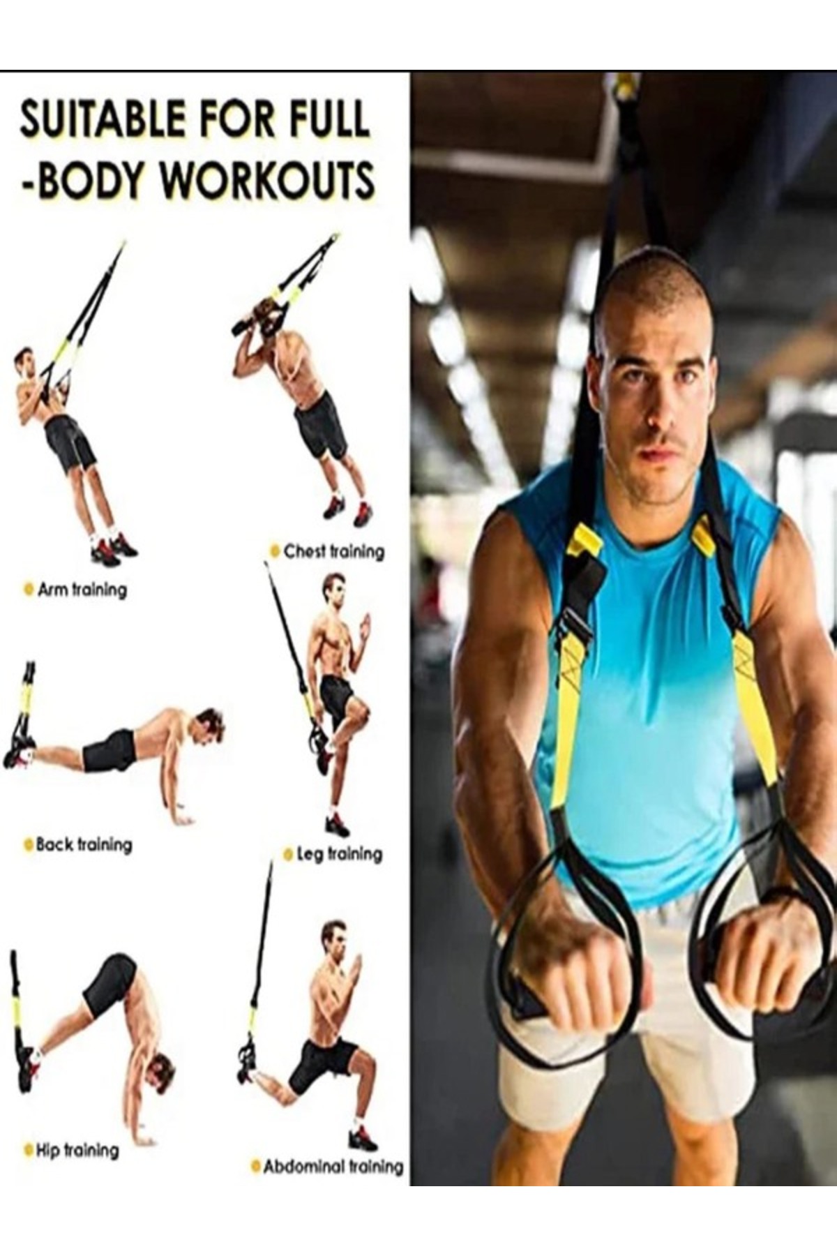 Clifton Suspension Trainer Fitness Sling Refleks Süspansiyon Direnç ...
