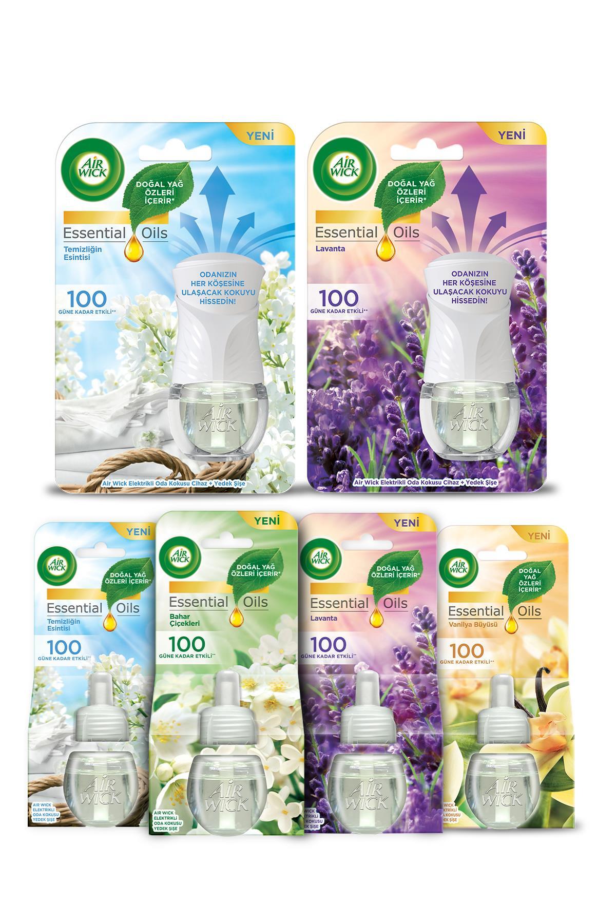 Air Wick Elektrikli Oda Kokusu Set ( 1 KIT Temizliğin Esintisi +1 KIT ...