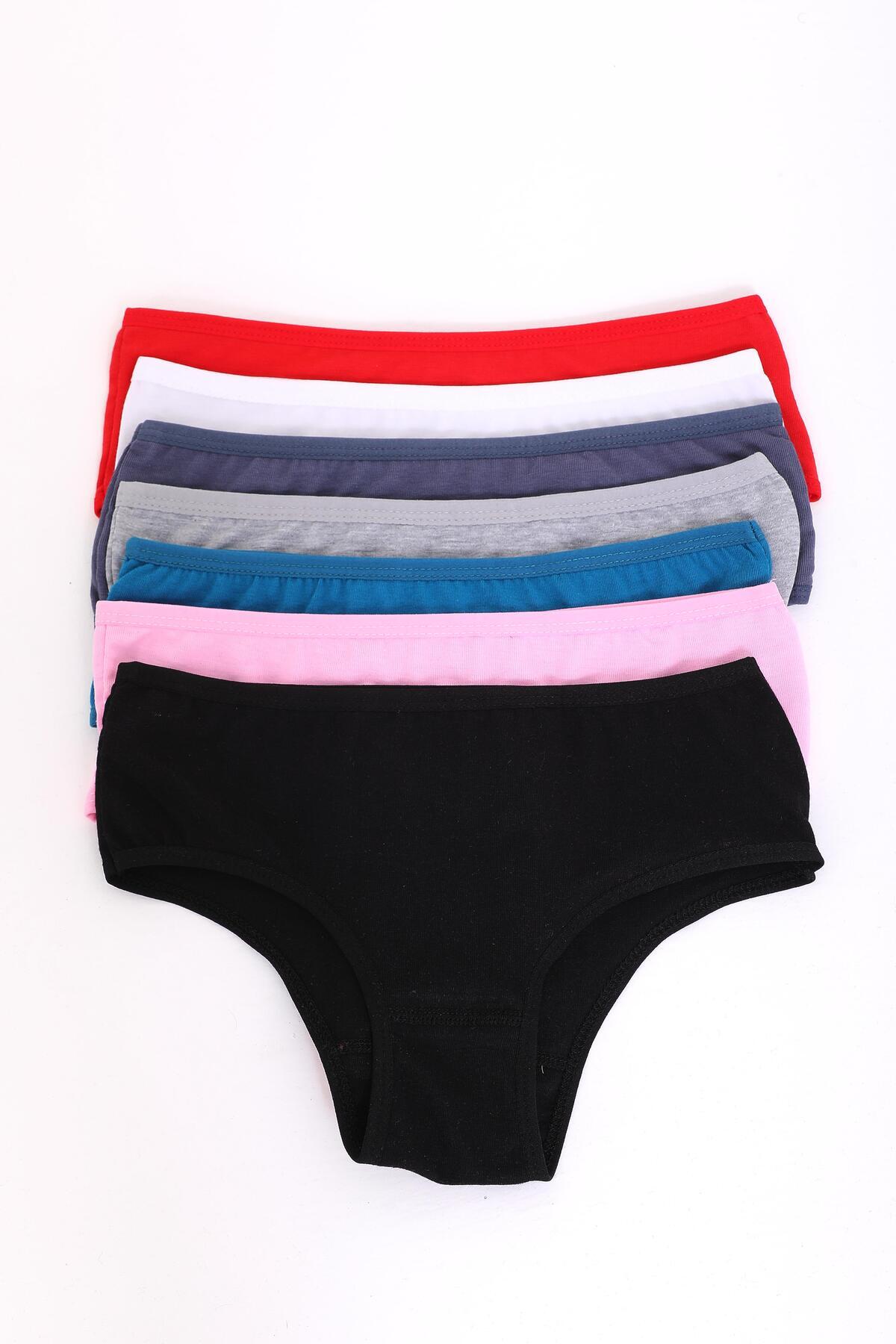 STAR SOLMAZ Kadın Yüksek bel Pamuklu 7li Kilot Fiyatı, Yorumları - Trendyol