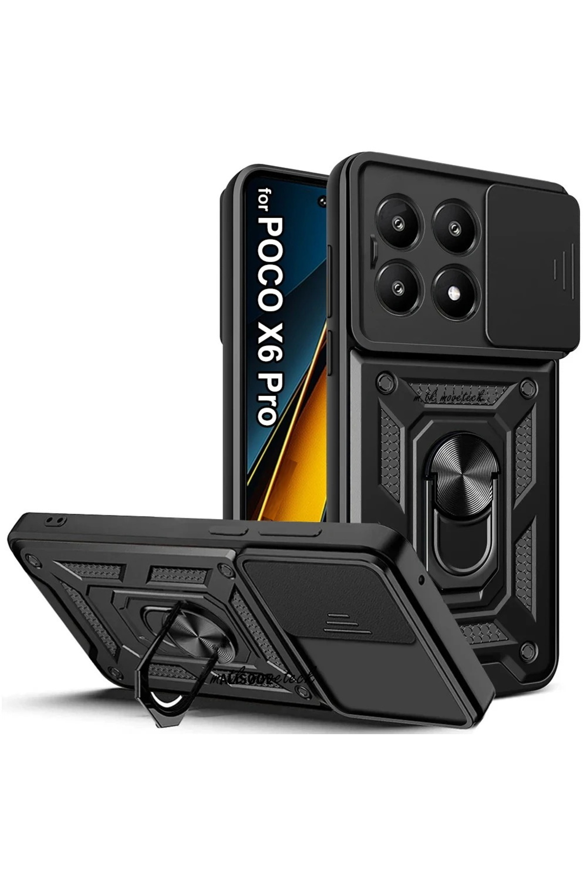 m.tk moveteck Poco X6 Pro 5g Kılıf Darbeye Dayanıklı Tam Koruyucu ...
