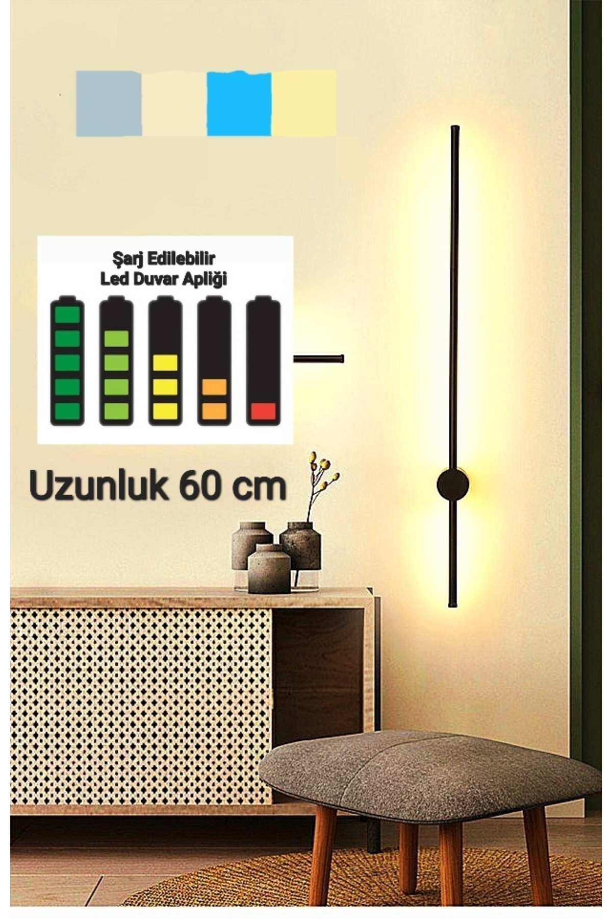TEKNOFİYAT ŞARJLI ACİL AYDINLATMA LED DUVAR APLİĞİ HOLO Fiyatı ...