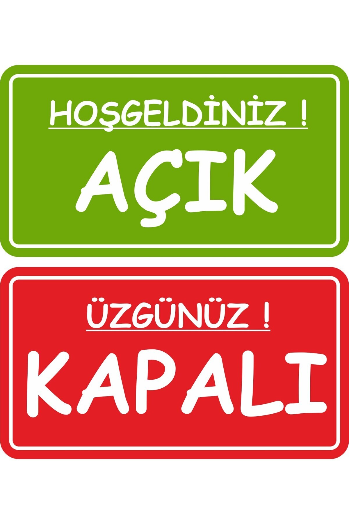 ChicArt Design Studio AÇIK KAPALI 2 PARÇA Dijital UV Folyo Yapışkan ...