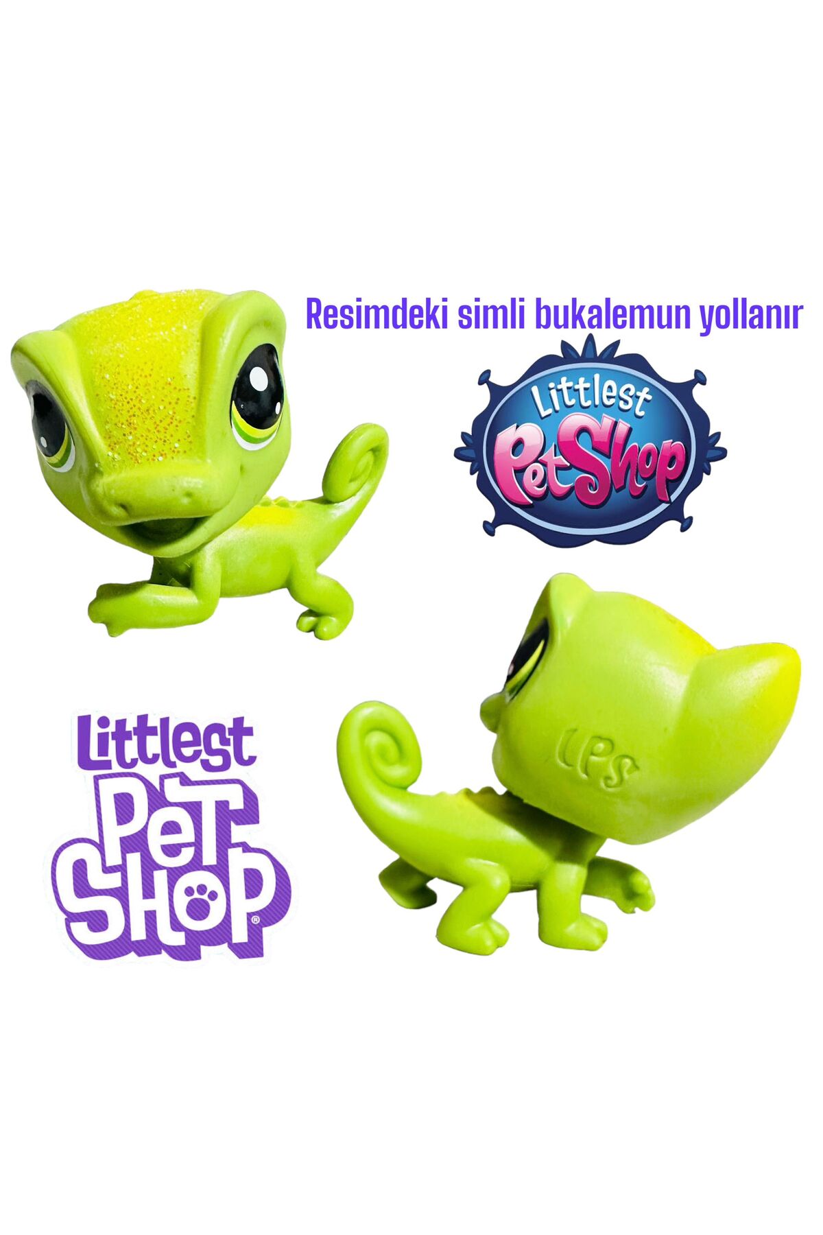 tmtoysandmore littlest pets shop lps simli bukalemun nadir miniş ...