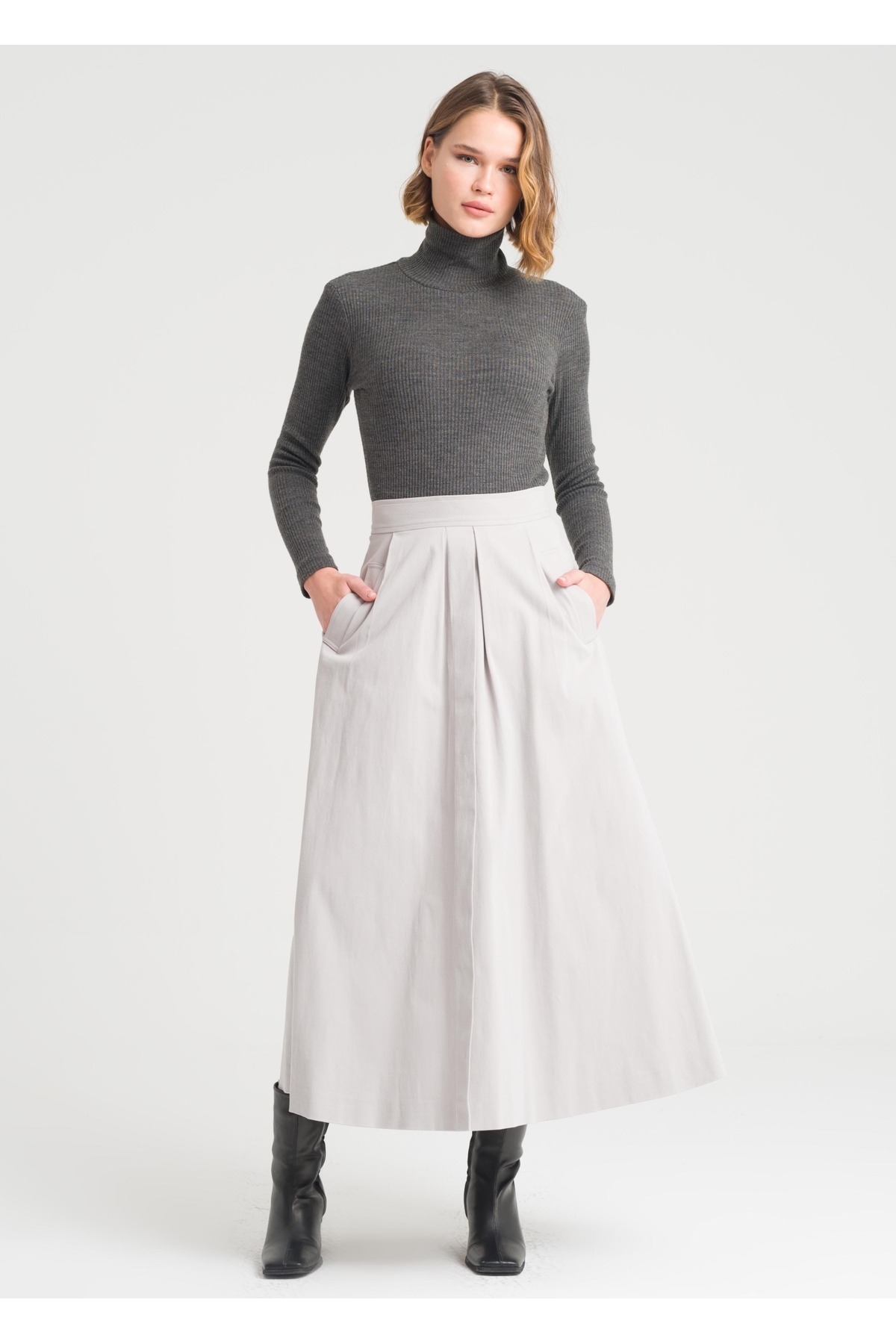 Armağan Cepli Kloş Etek Fiyatı, Yorumları - Trendyol