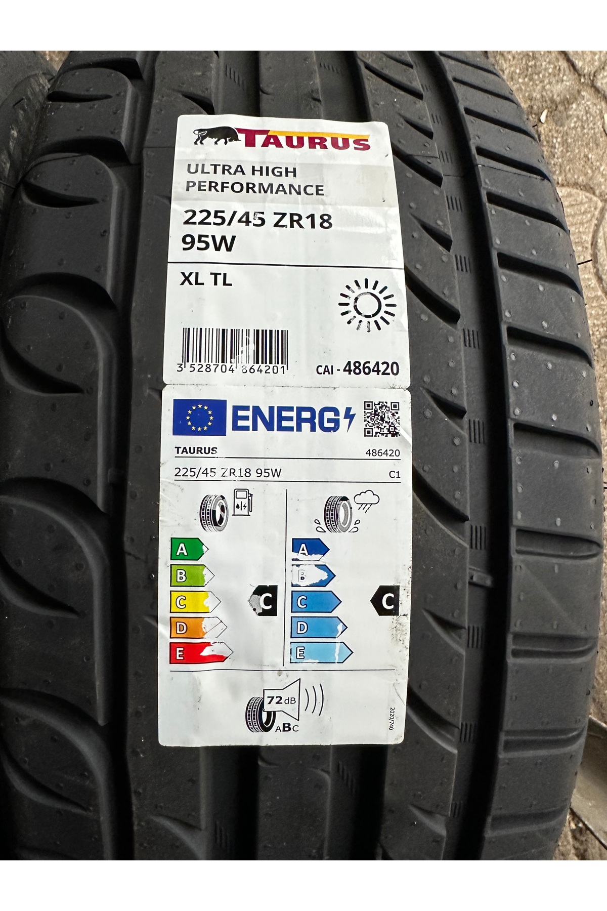 Taurus 225/45ZR18 95W XL HIGH PERFORMANCE TAURUS DOT 23 - Fiyatı, Yorumları
