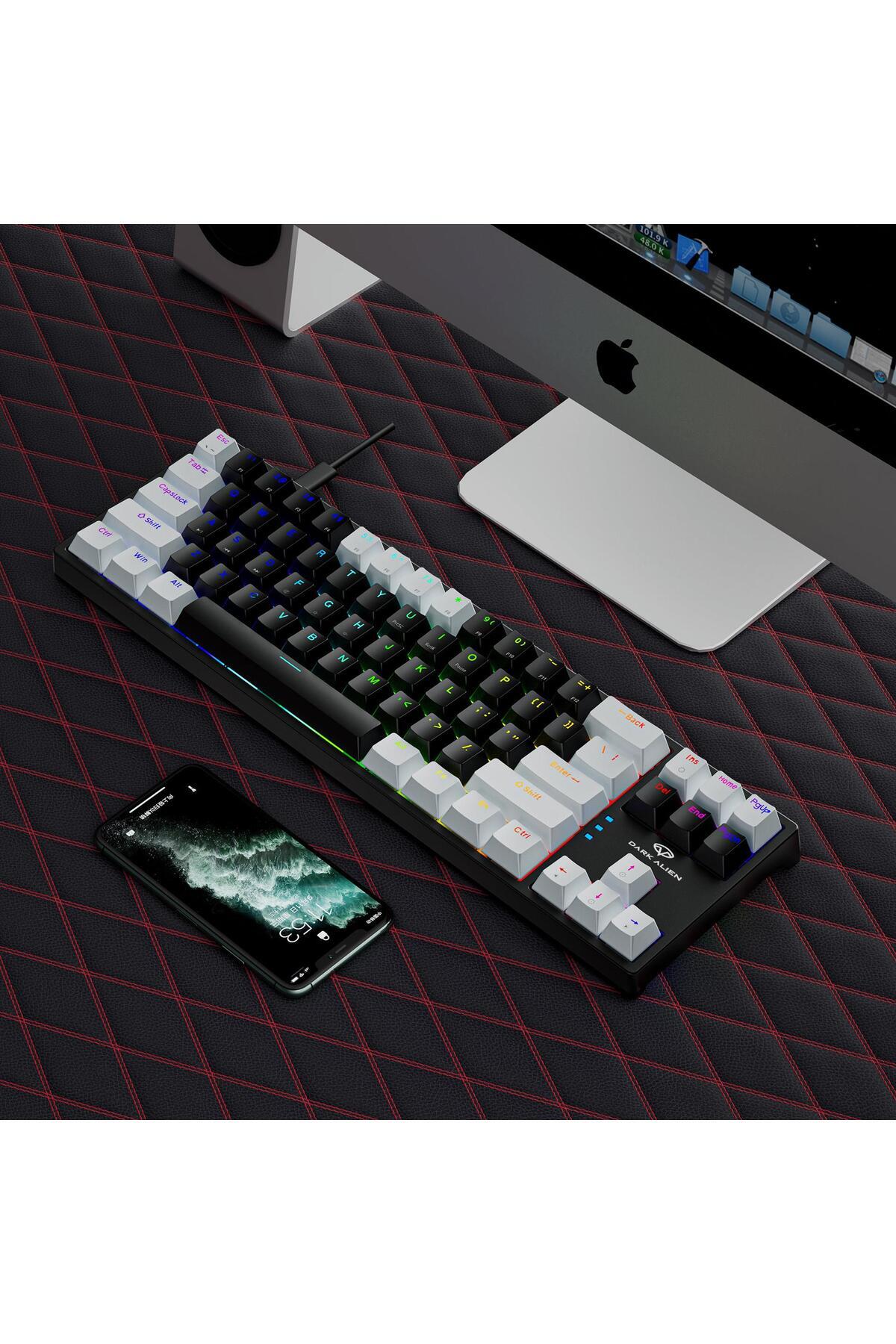 valkyrie Blue Switch Dark Alien K710 71 Tuş RGB Gaming Klavye - Mekanik ...