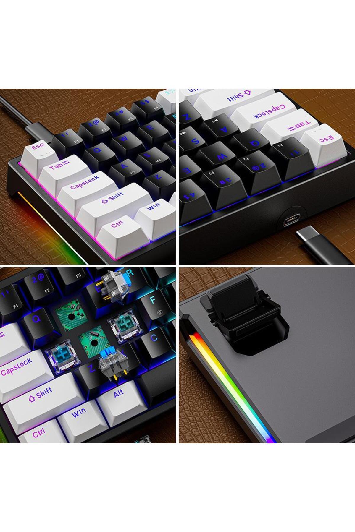 valkyrie Blue Switch Dark Alien K710 71 Tuş RGB Gaming Klavye - Mekanik ...