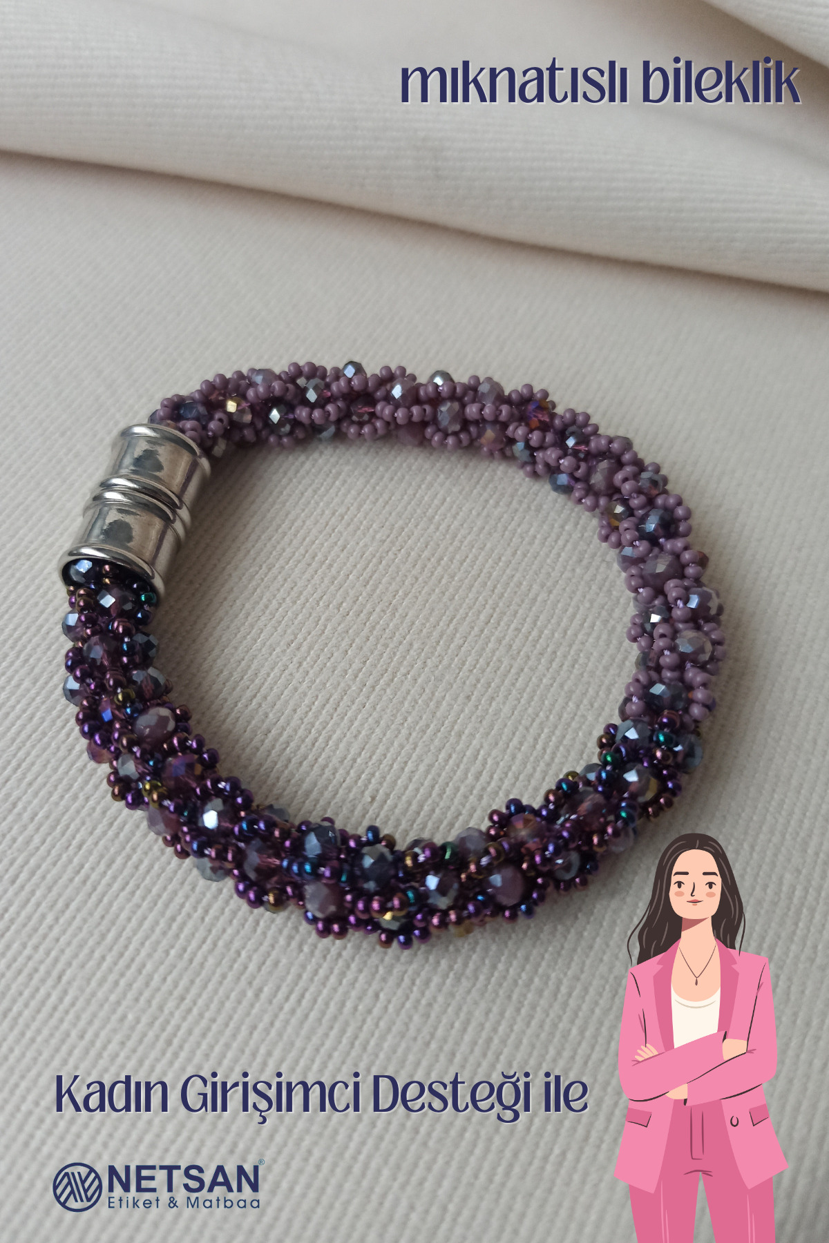 Netsan Etiket Mıknatıslı Kırmızı Siyah Bileklik Fiyatı, Yorumları ...