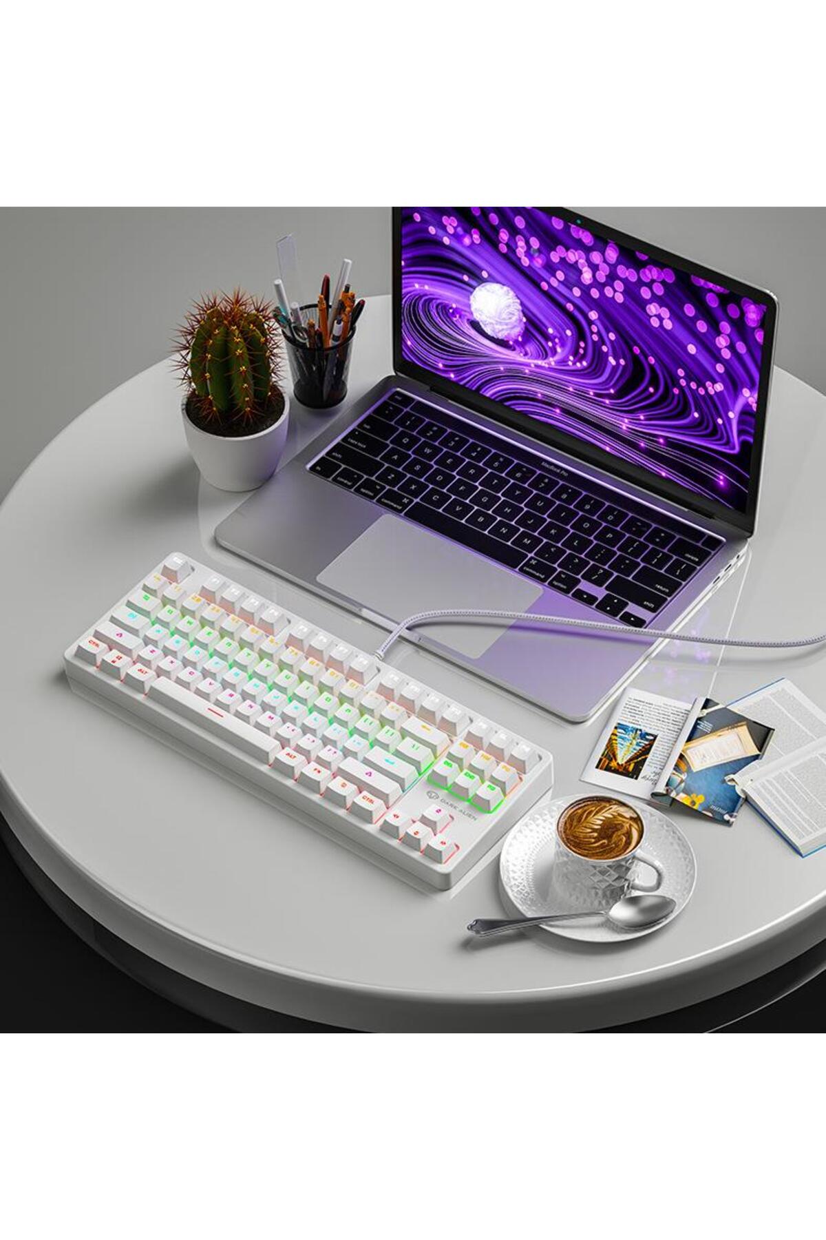 valkyrie Leaven K870 Blue Switch Mekanik Gaming Oyun Klavyesi RGB 61 ...
