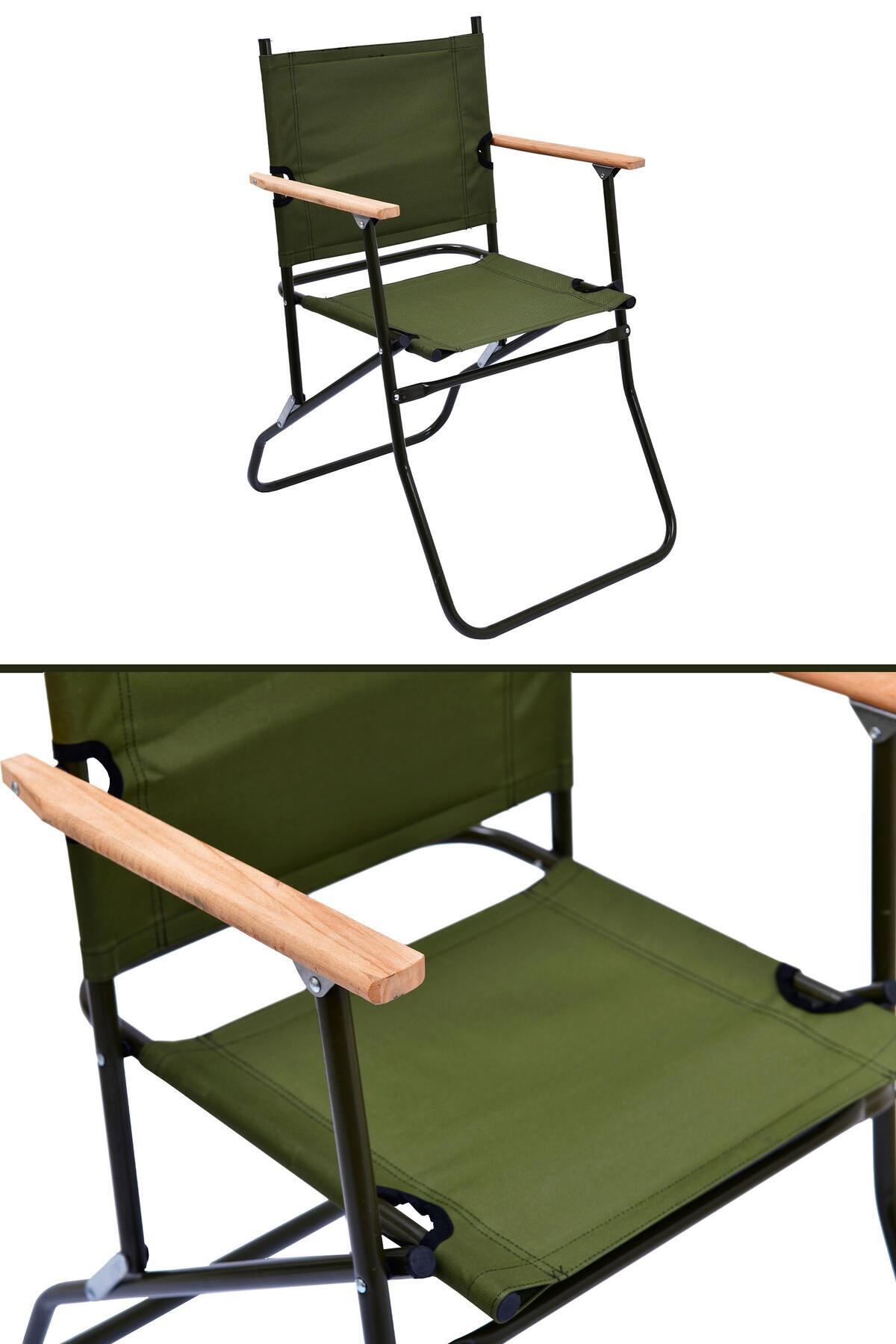 Exent 120 kg taşıma kapasiteli büyük kaliteli ultra dayanıklı kamp sandalyesi-Haki Fiyatı ...