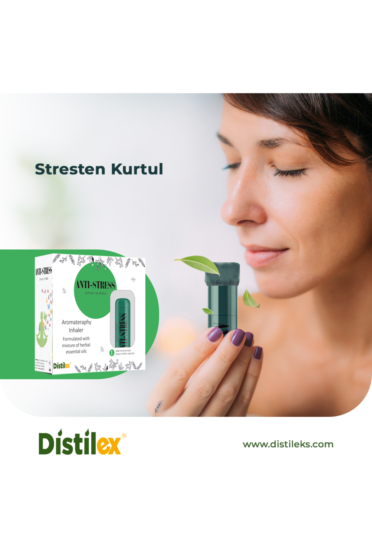 DİSTİLEX Antistress Inhaler Koklama Tüpü Aromaterapi Fiyatı, Yorumları ...