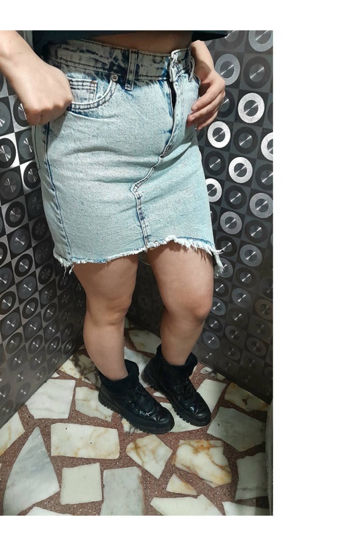 Butik Karaca KOPYA - denim etek yırtmaçlı jeans etek Fiyatı, Yorumları ...