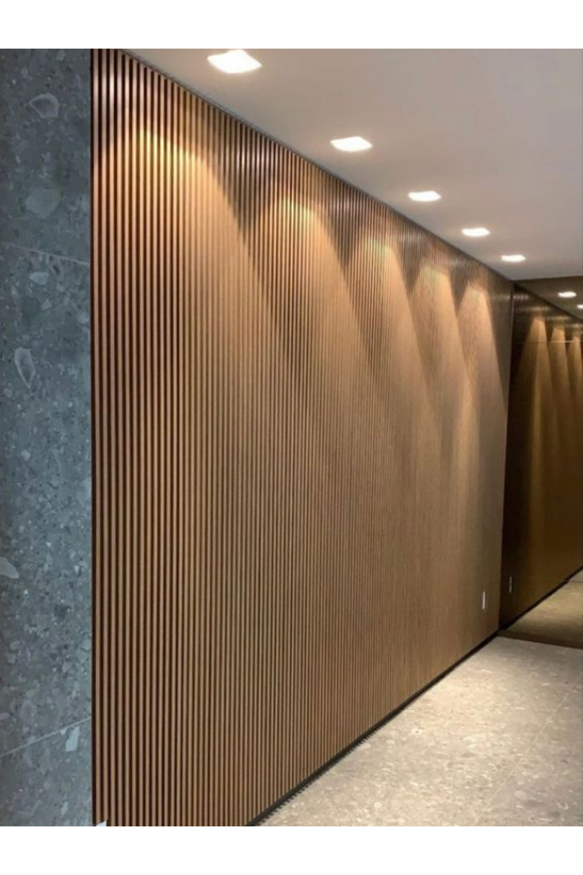WALL PROFİLES Duvar Paneli 100x280 Cm Mdf Ahşap Akustik 3mm Keçe & 8mm ...