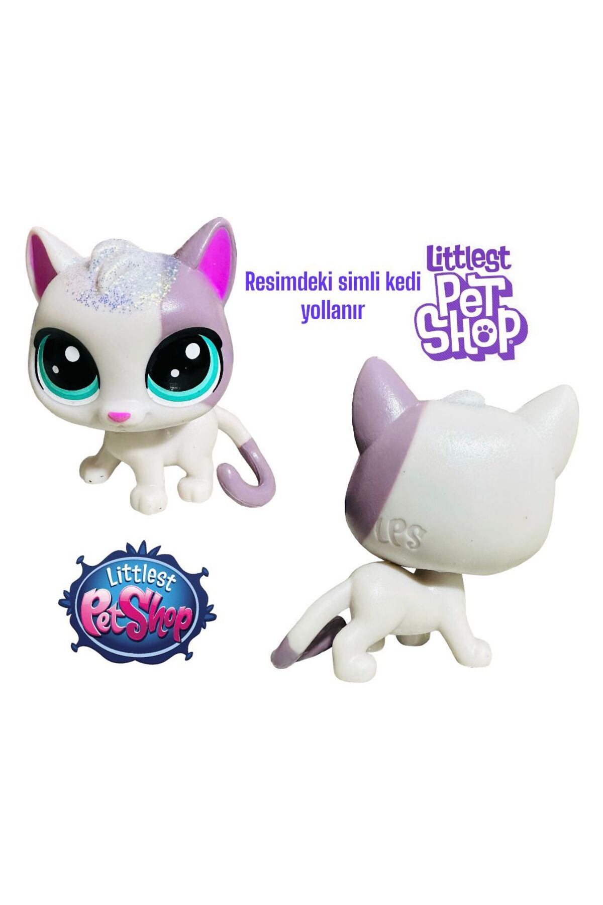 tmtoysandmore littlest pets shop lps simli kedicik nadir miniş oyuncak ...