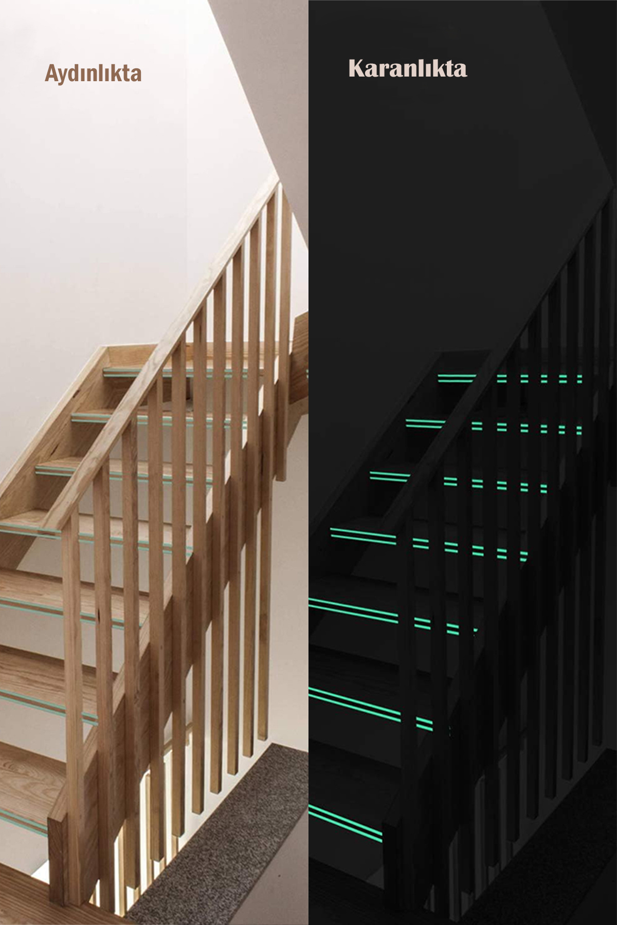 New Market Fosfor Bandı Cam Pencere Kapı Gece Karanlıkta Parlayan ...