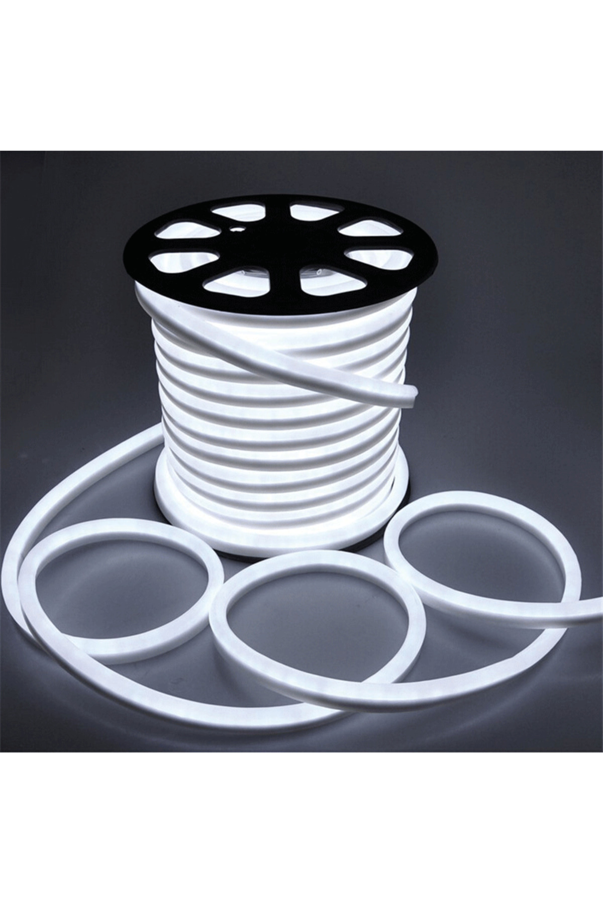 SAKİN ENERJİ Neon Şerit Led 220 Volt Esnek Silikonlu Aydınlatma ...
