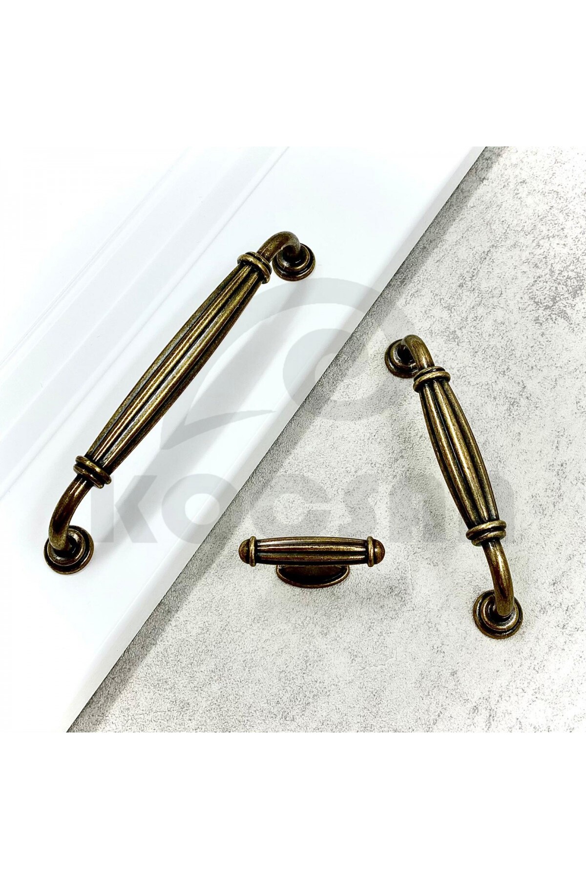 Koçsan Kardelen Galben Antic 128 mm Mâner Luxury Country Mobilier de ...