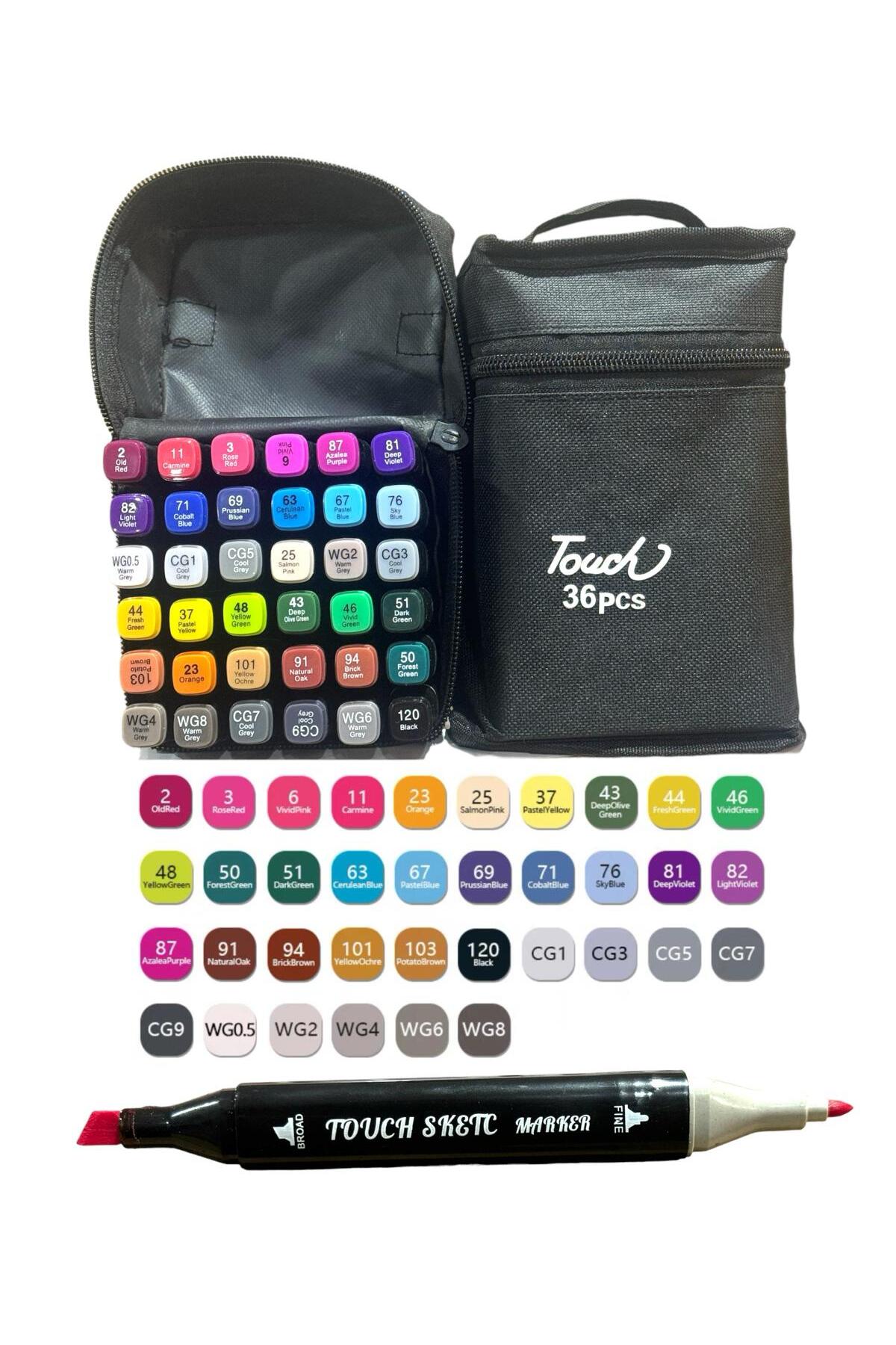 TOUCH SKETC 36 Lı Çift Taraflı Marker Kalem Çanta Set Fiyatı, Yorumları ...