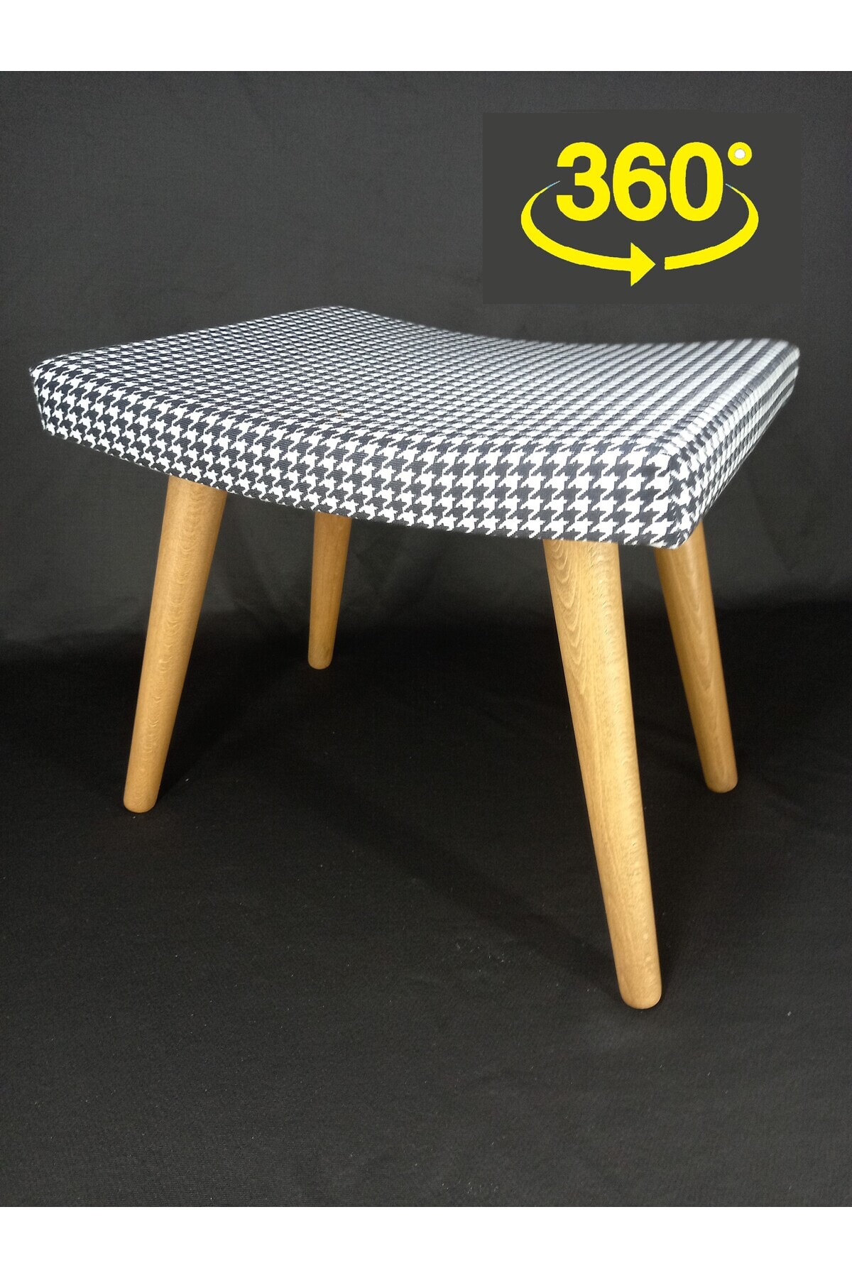 BARERMO 360 Derece Döner puf / döner sandalye / döner bench / makyaj ...