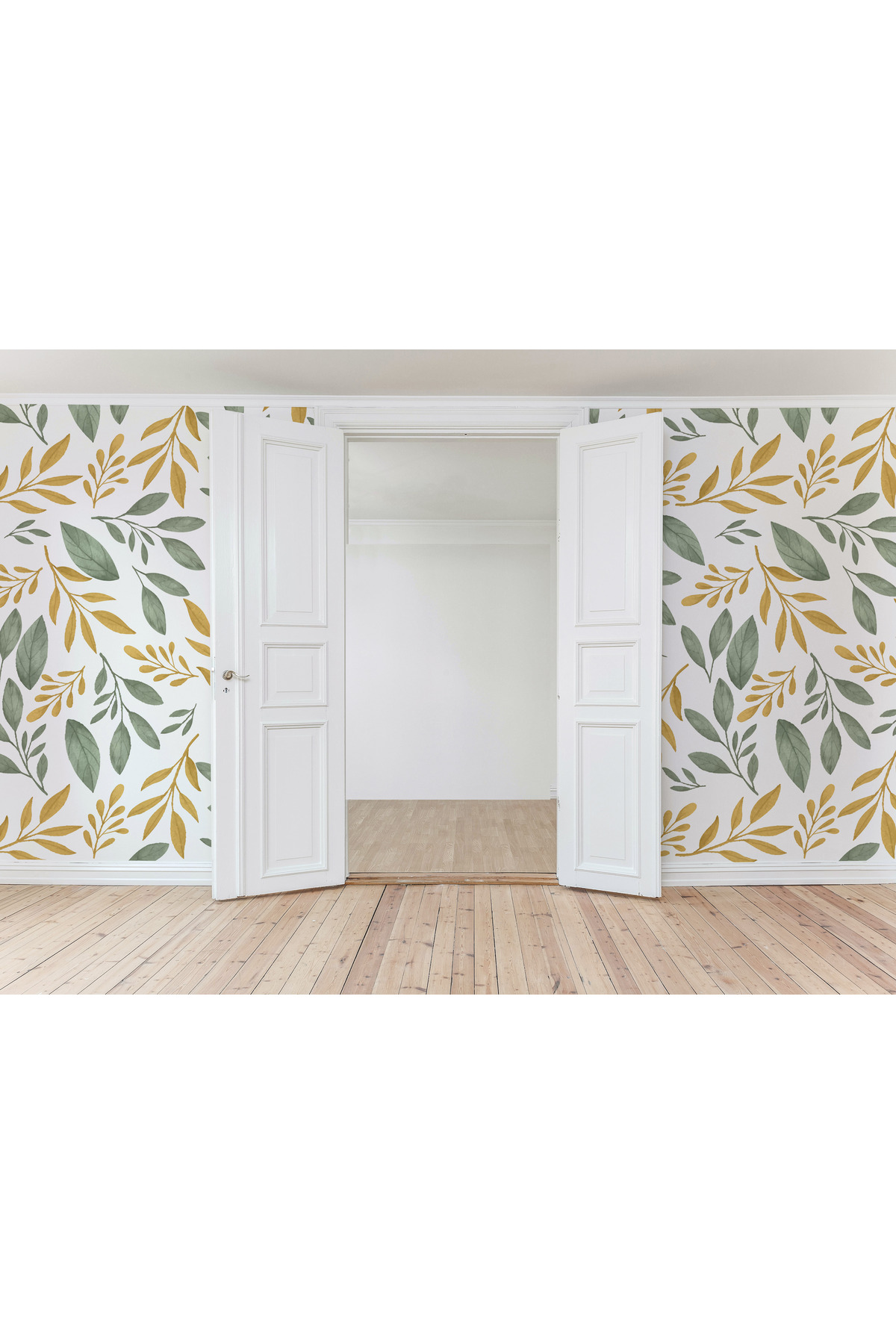 DECORIO HOME Yapraklar Modern Duvar Kağıdı - Art Deco Wallpaper ...