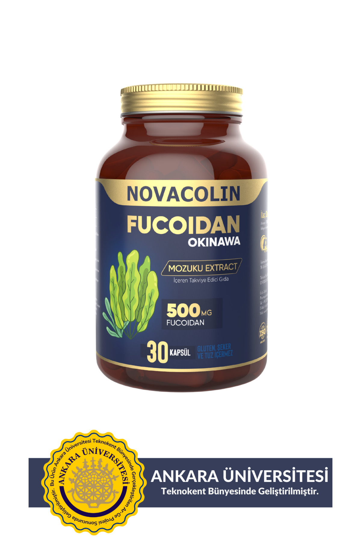 NOVACOLIN Fucoidan 30 Kapsül Fiyatı, Yorumları - Trendyol