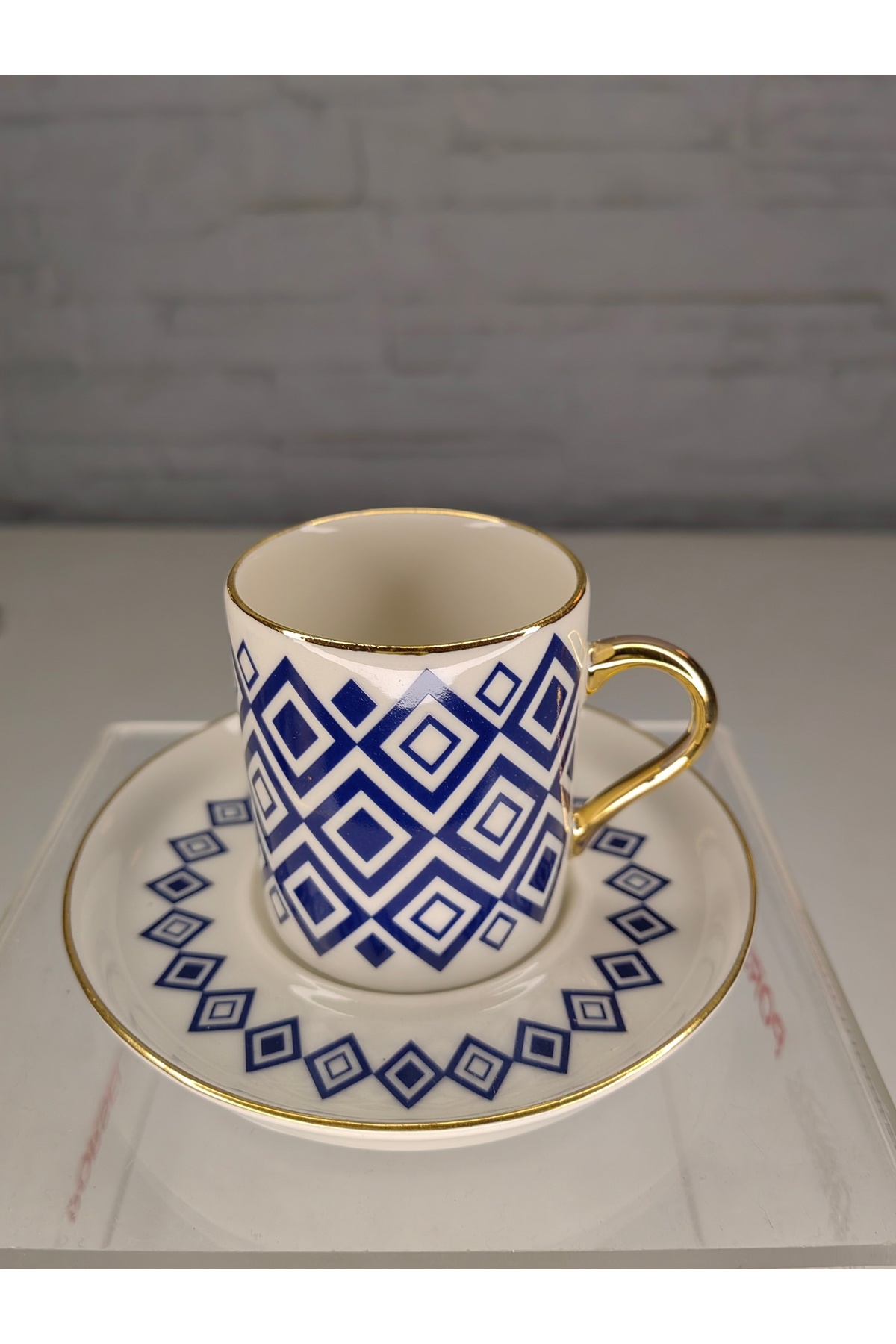 ALANYA HOME DECOR LUXURIOUS GOLD COFFEE CUP SET 12 PRC FOR 6 PERSONS ...