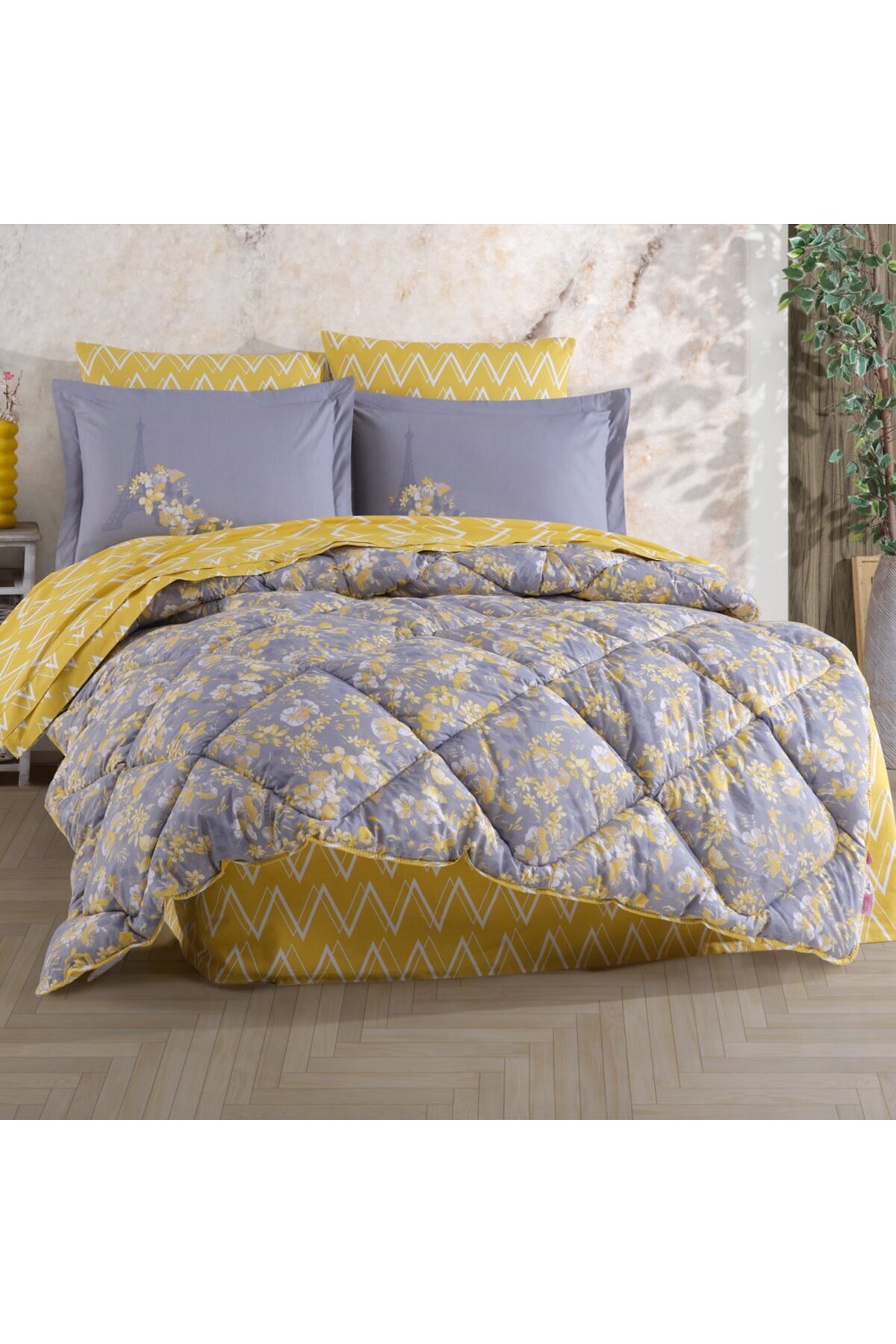 Hobby Alanza Sarı - Poplin Çift Kişilik Uyku Seti Fiyatı, Yorumları ...