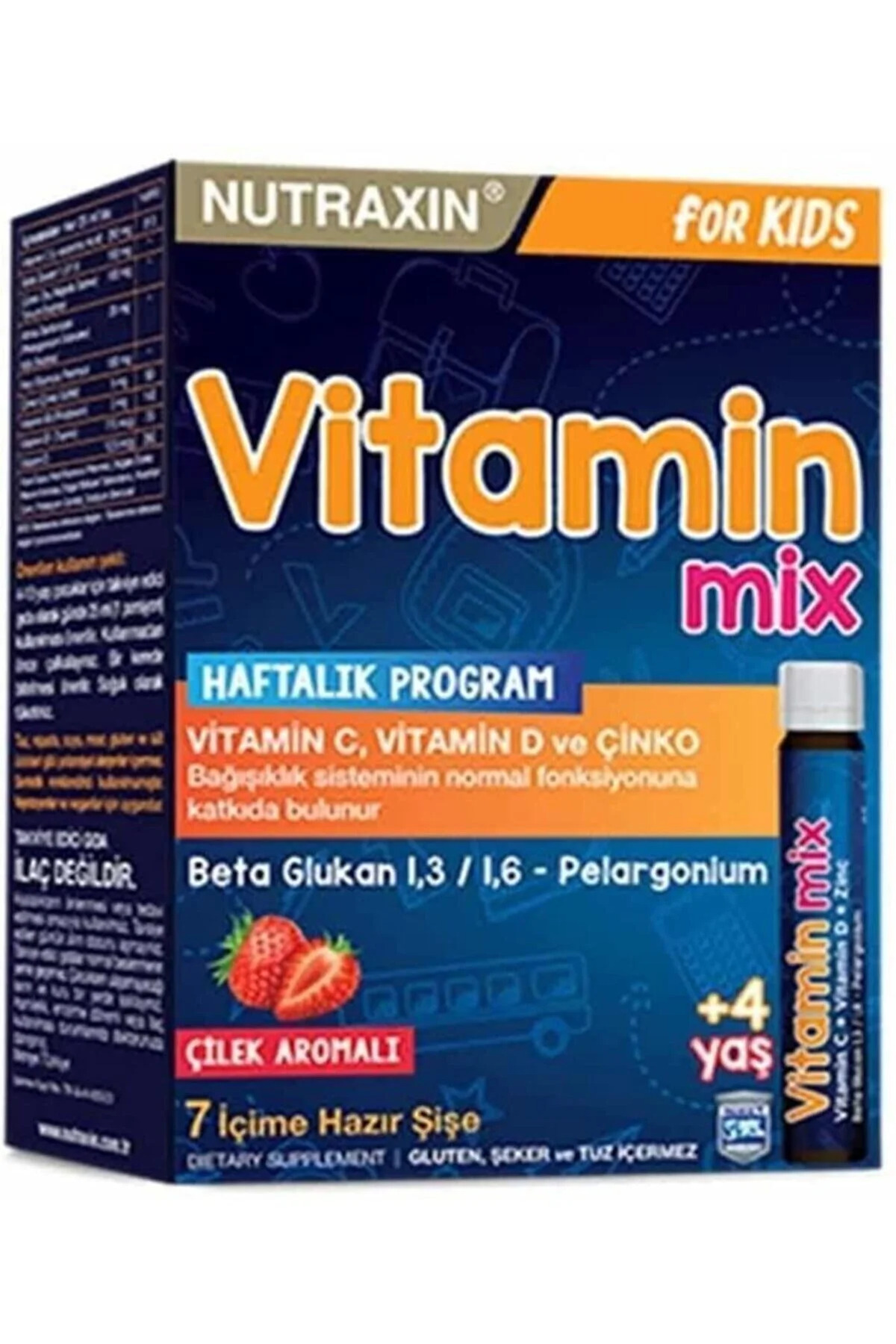 Nutraxin Vitamin Mix For Kids 7x25 ml Fiyatı, Yorumları - Trendyol