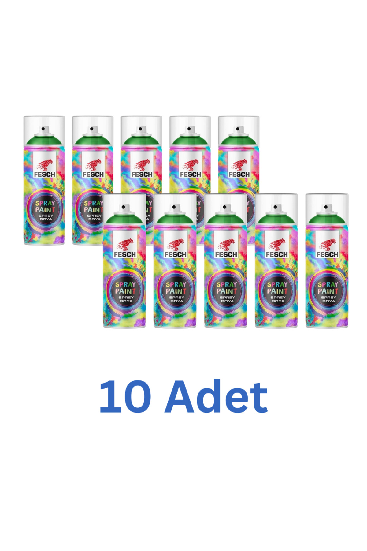 FESCH Sprey Boya RAL 3020 TRAFİK Kırmızı 400 ml - 10 ADET - Fiyatı, Yorumları