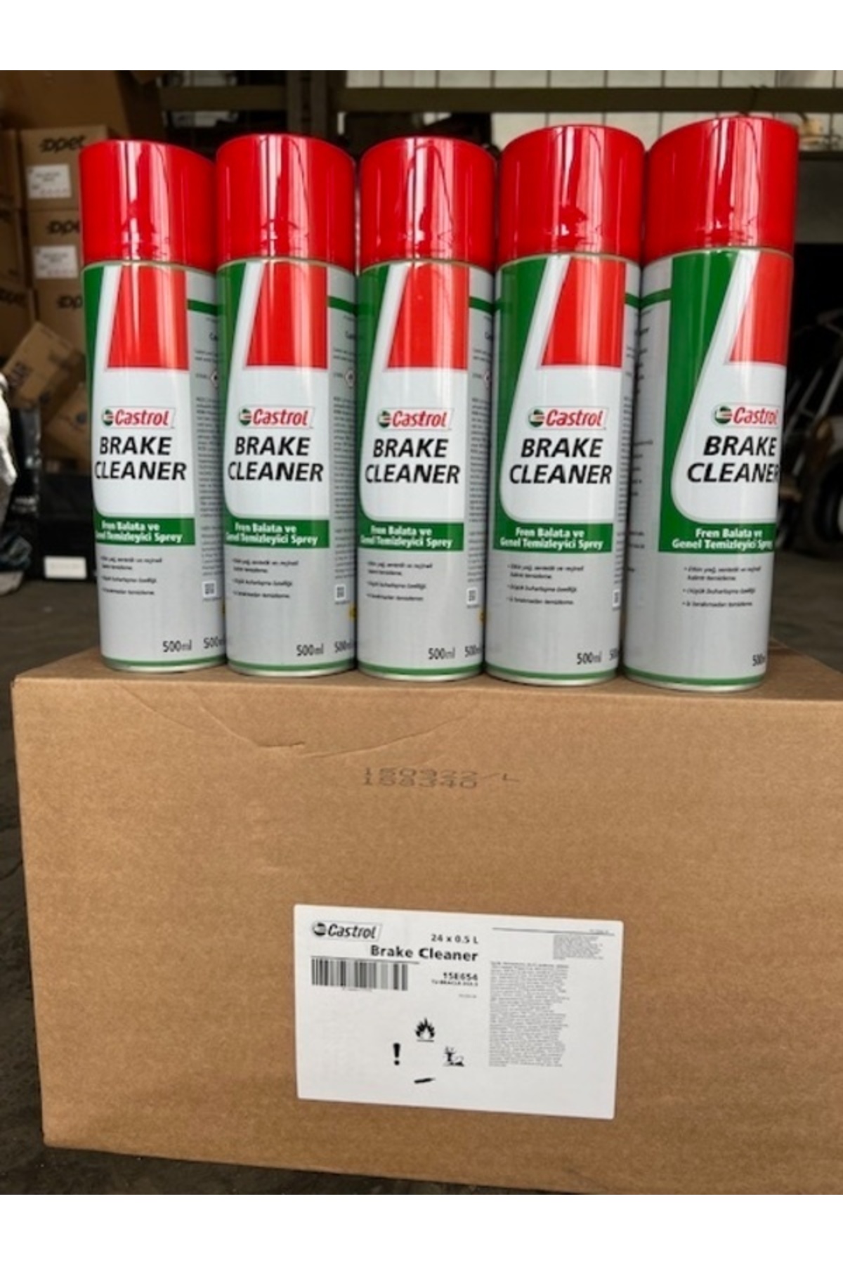 Castrol Brake Cleaner Fren Balata Ve Genel Temizleme Spreyi 500 Ml 24 ...