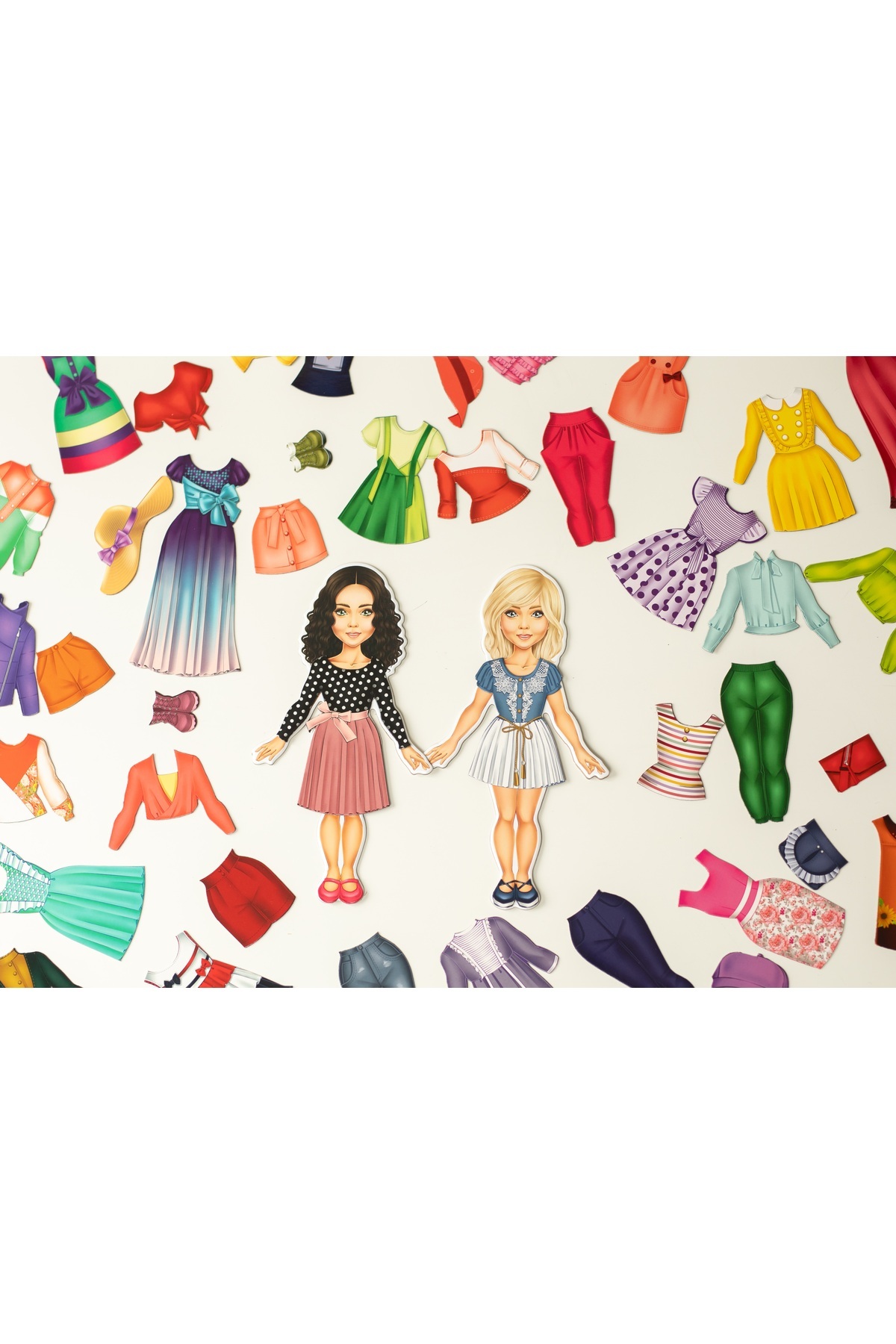 Genel Markalar Manyetik Oyun Seti "lizzie & Emili " Kıyafet Giydirme ...