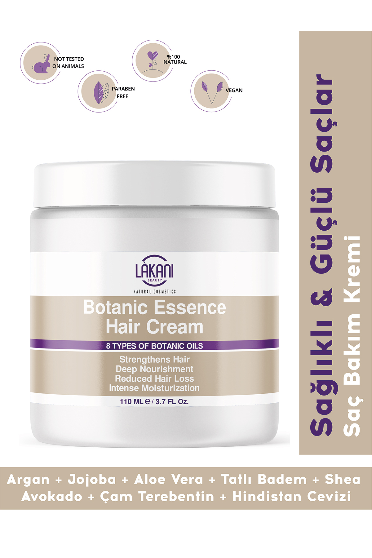 Lakani beauty 8 Doğal Yağ içeren Besleyici Güçlendirici Ve Nemlendirici ...