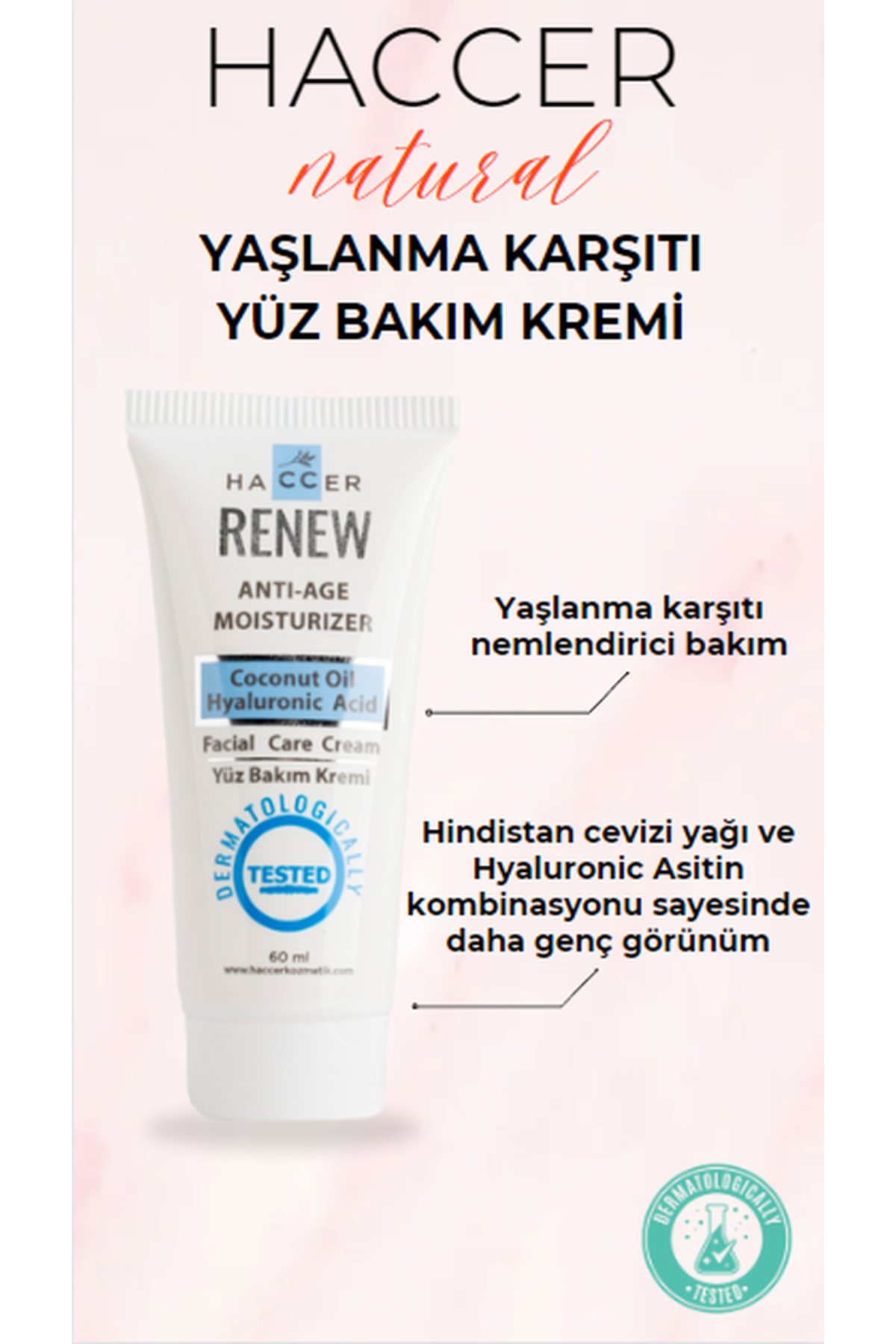 Haccer Renew Anti-age Yüz Bakım Kremi 60 ml Fiyatı, Yorumları - Trendyol