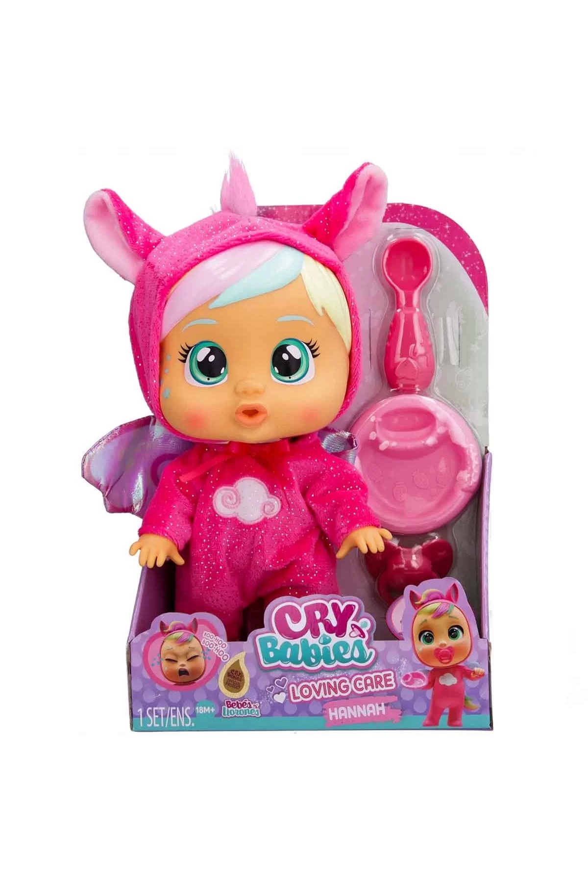 GIOCHI PREZIOSI CYB50000 Cry Babies Love Ağlayan Bebek Lovıng Care Cry ...