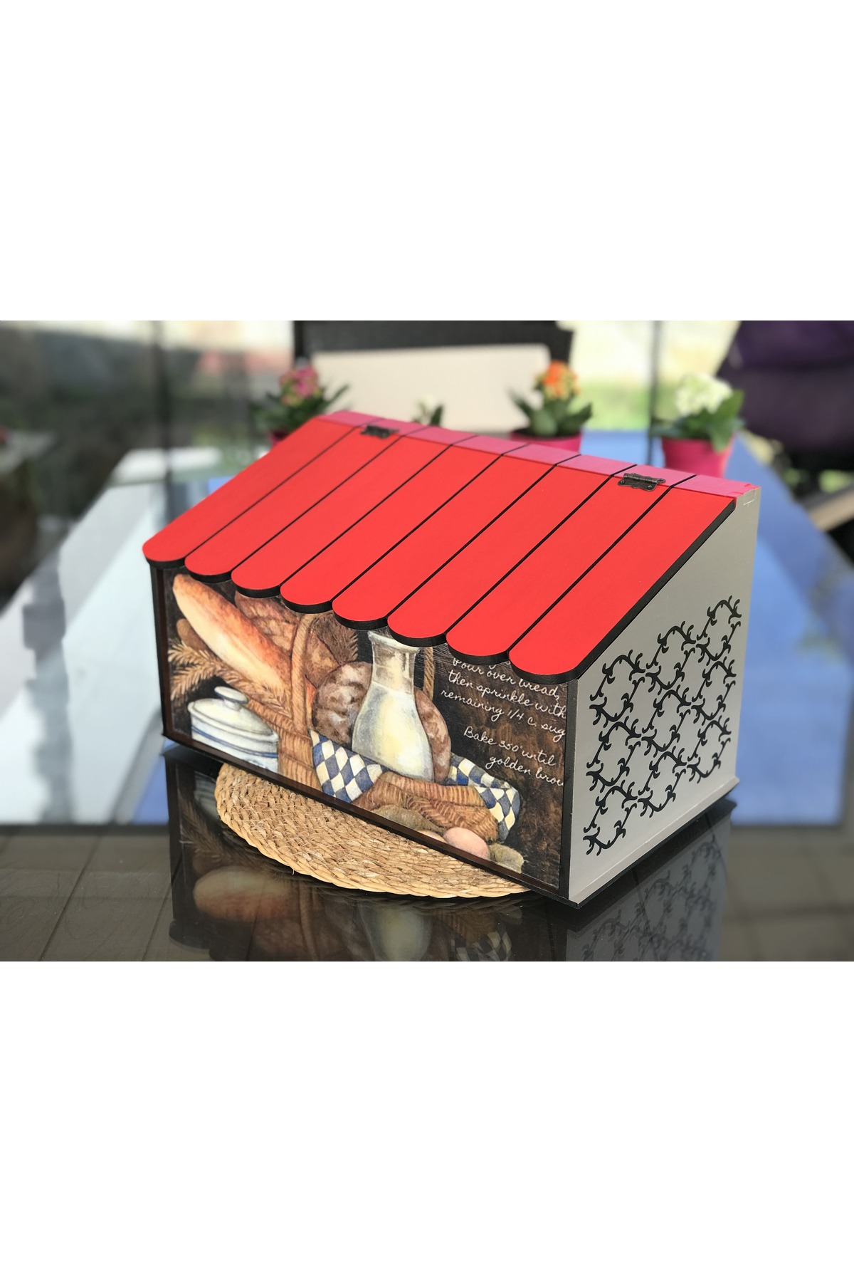 Renk Harmonisi Ahşap Ekmeklik Ekmek Kutusu 39x23x23 Fiyatı, Yorumları ...