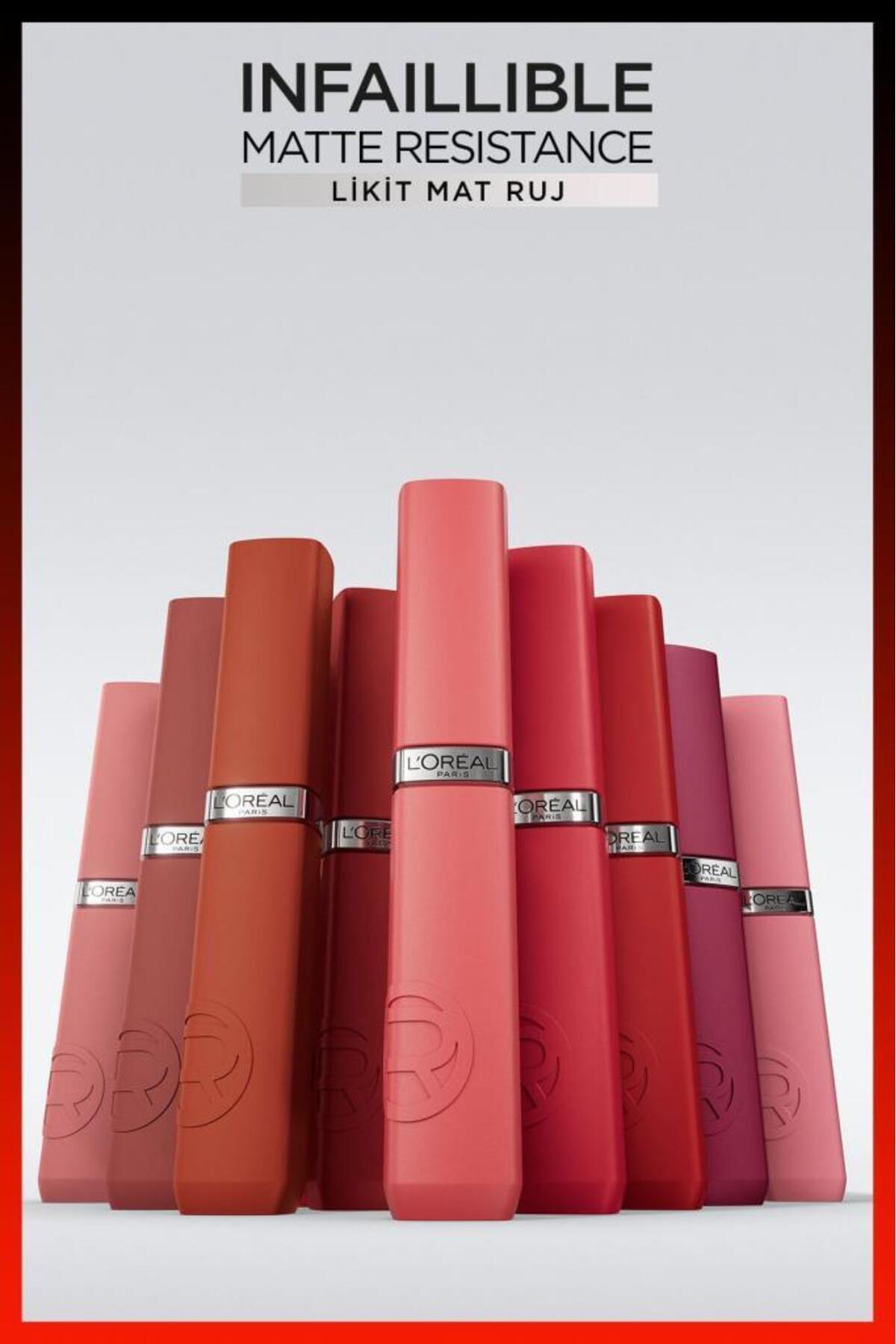 L'Oreal Paris Infaillible Matte Resistance Likit Mat Ruj - 210 Tropical ...